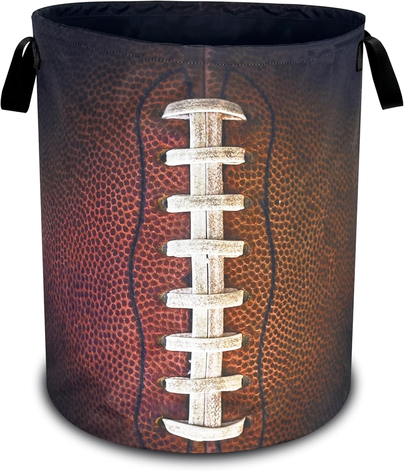 Football Laundry Basket Oxford Cloth Ball Texture Hamper With Handle ...