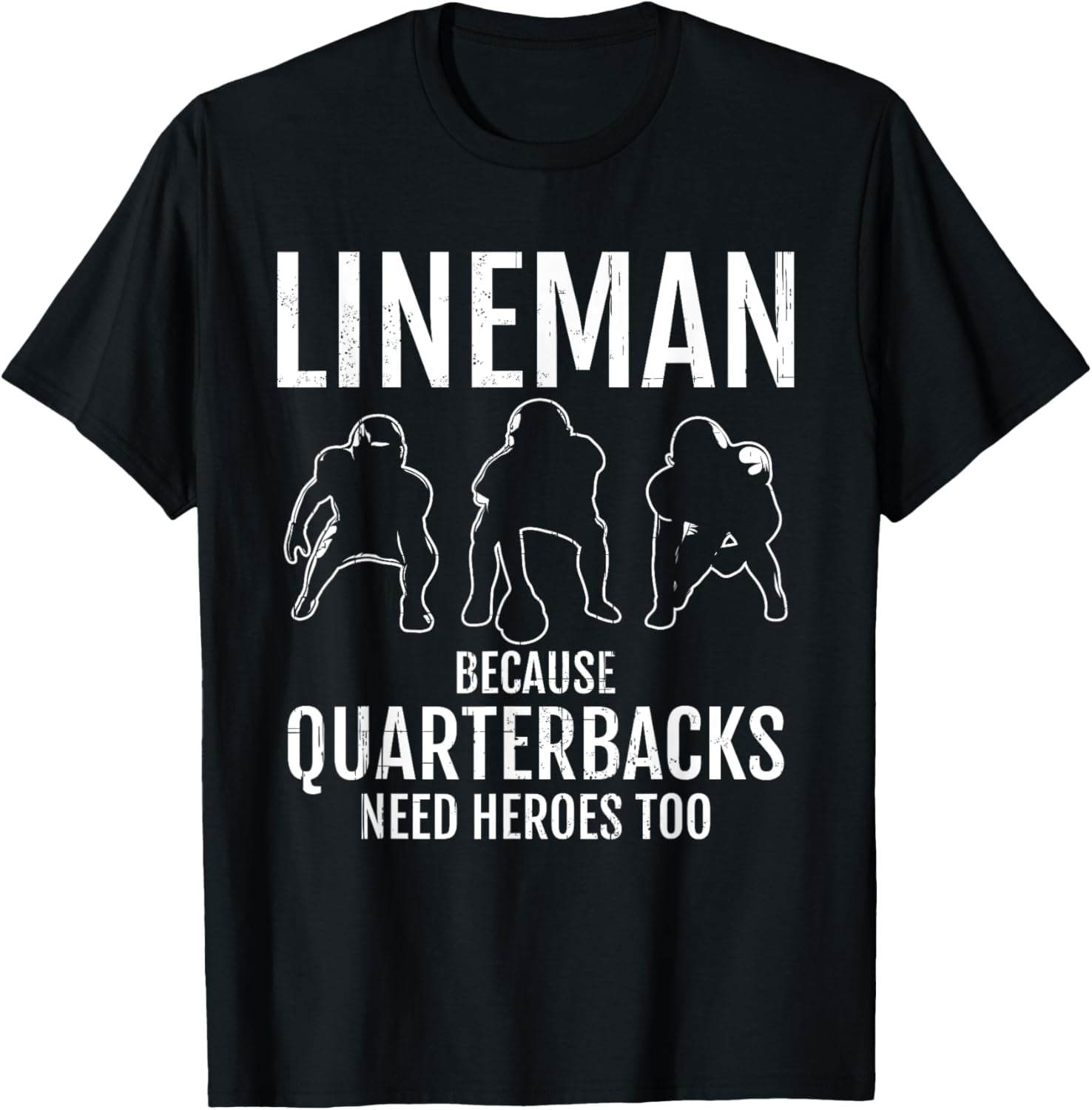Football Lineman Linemen Offensive Position Team T-Shirt - Walmart.com