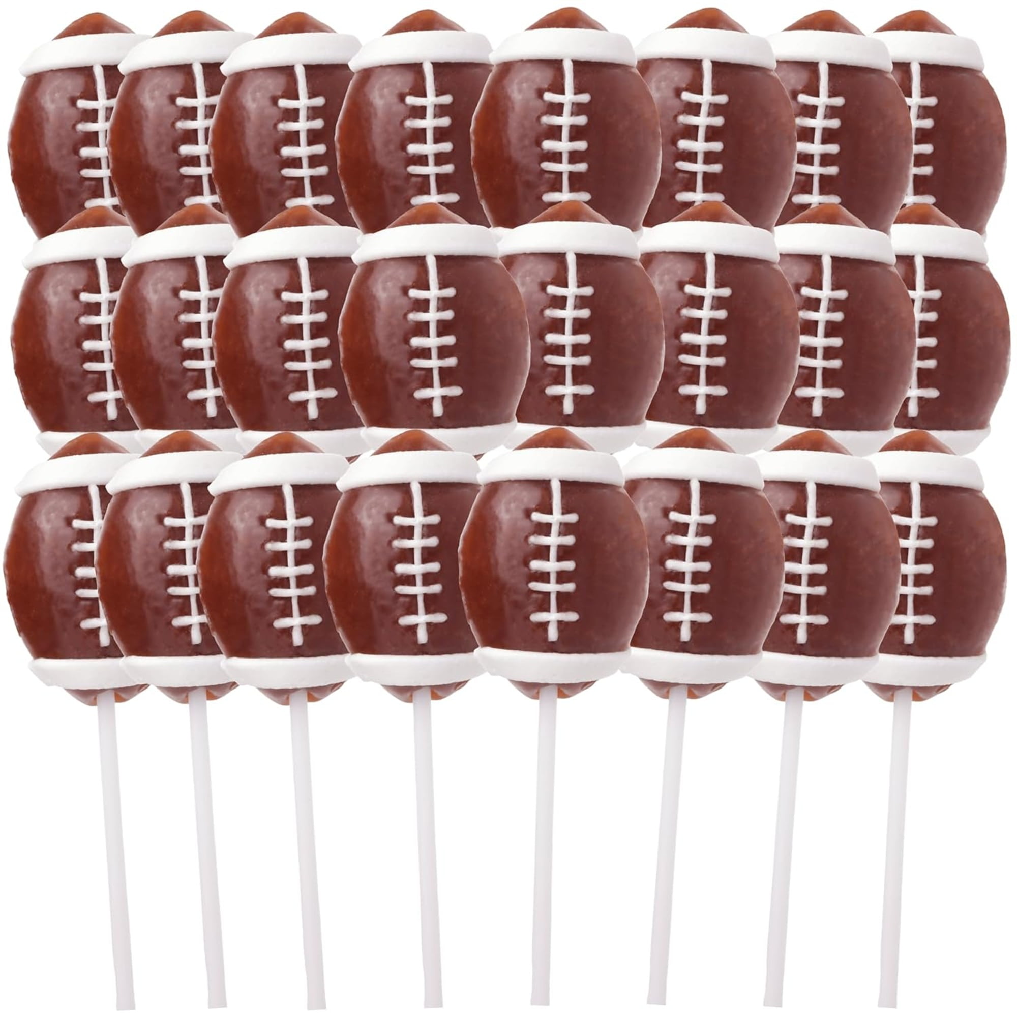 Football Lollipops, Birthday Party Favor Candy, 24 Count Box, 10.16 ...