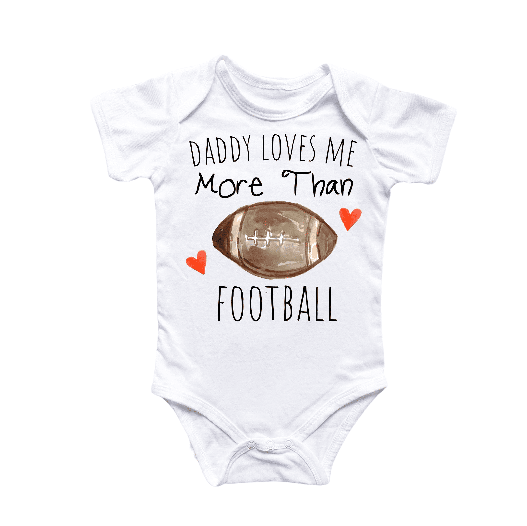 Football Love - Baby Boy Girl Clothes Infant Bodysuit Funny Cute ...