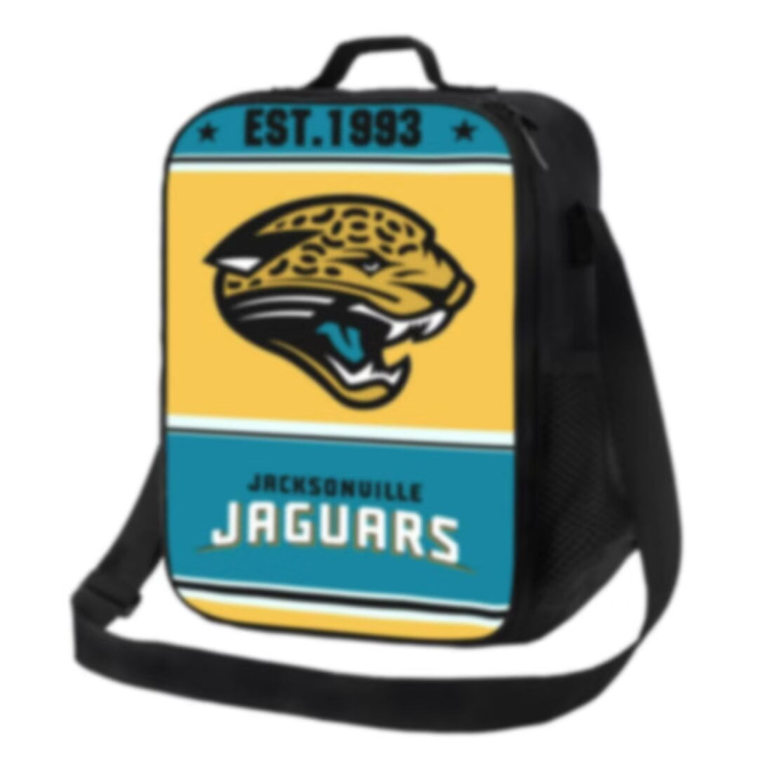 Football Lunch Bag Jaguars Logo Insulated Lunch Box for Men Women Sport ...