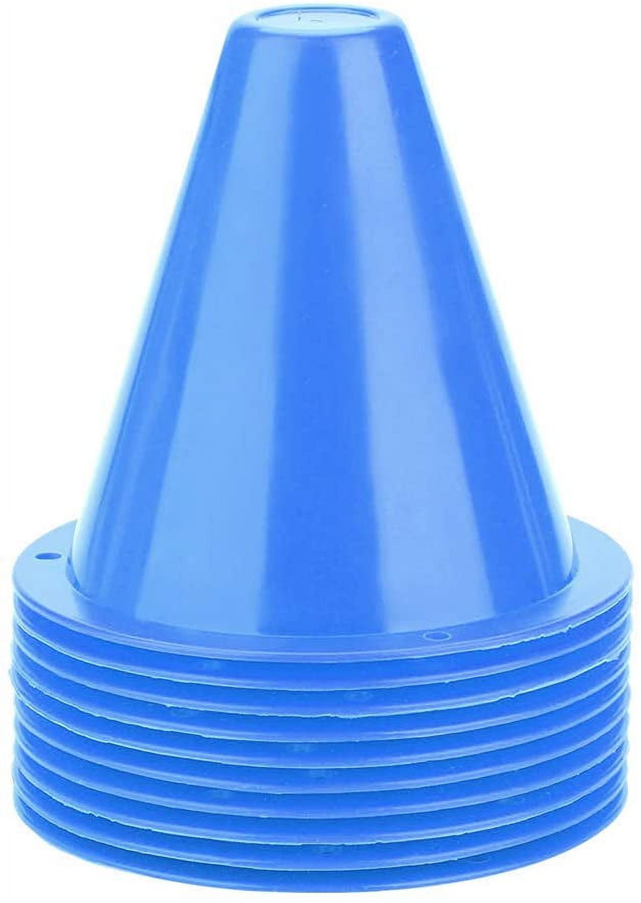 Football Marking Discs, Unbreakable PE Cone Shape 10pcs Football Cone ...