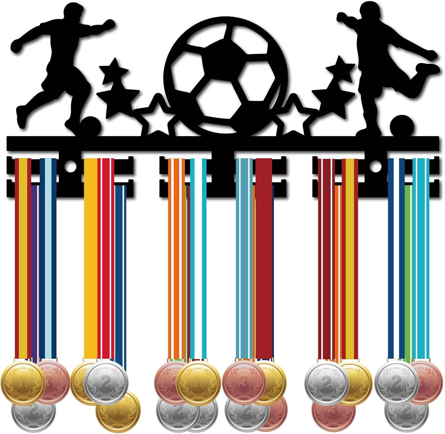 Football Medal Hanger Soccer Medal Holder Display Acrylic Awards ...