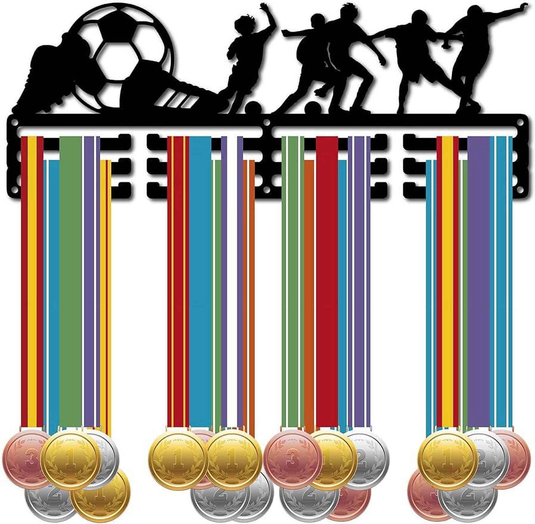 Football Medal Holder Hanger Sports Medal Display Hanger Rack Medal ...