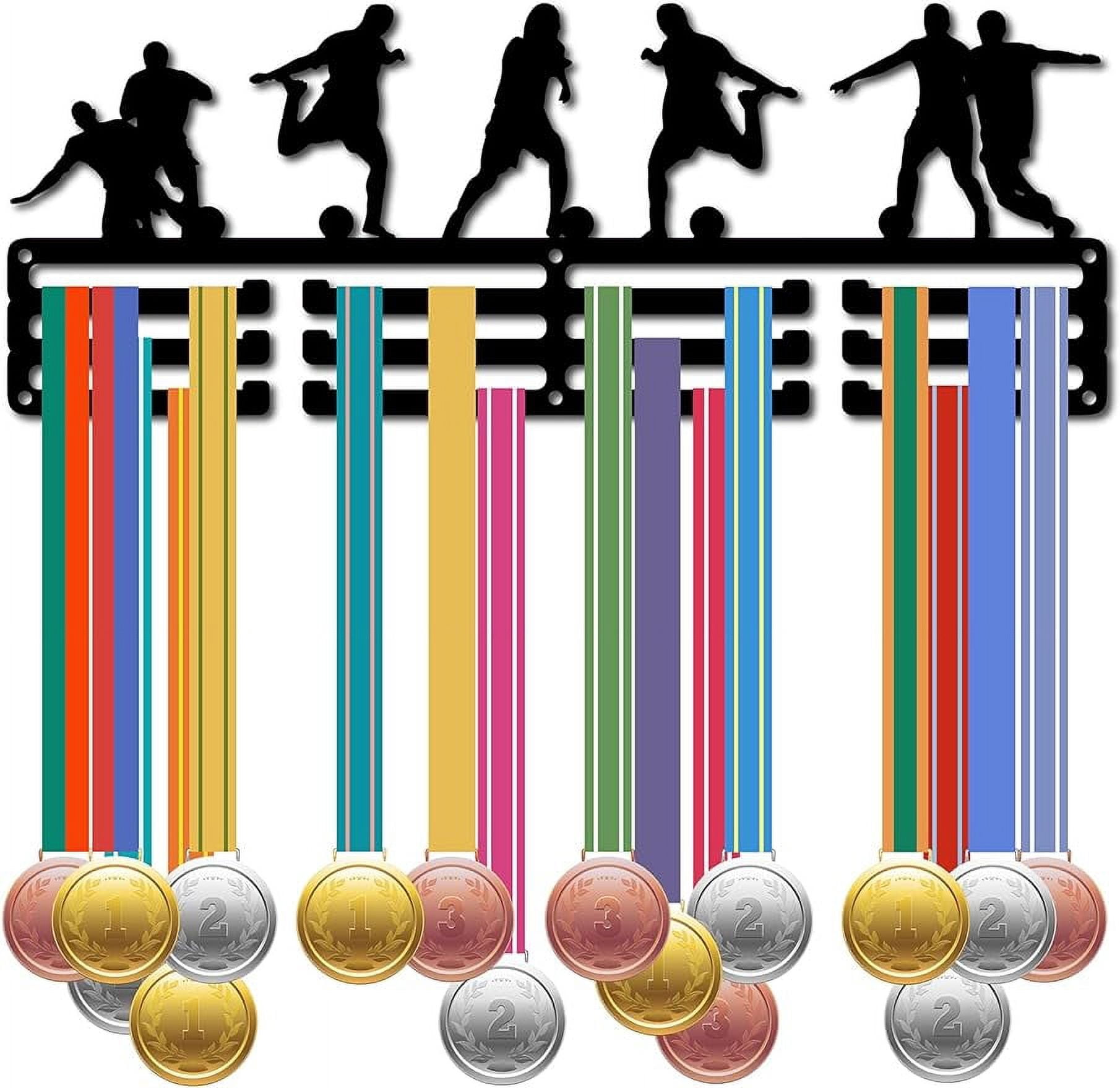 Football Medal Holder Sport Soccer Player Medals Display Stand Wall ...