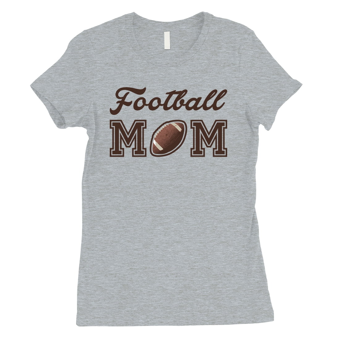 Football Mom Womens Grey Funny Football Mom Quote T-Shirt Shirt ...