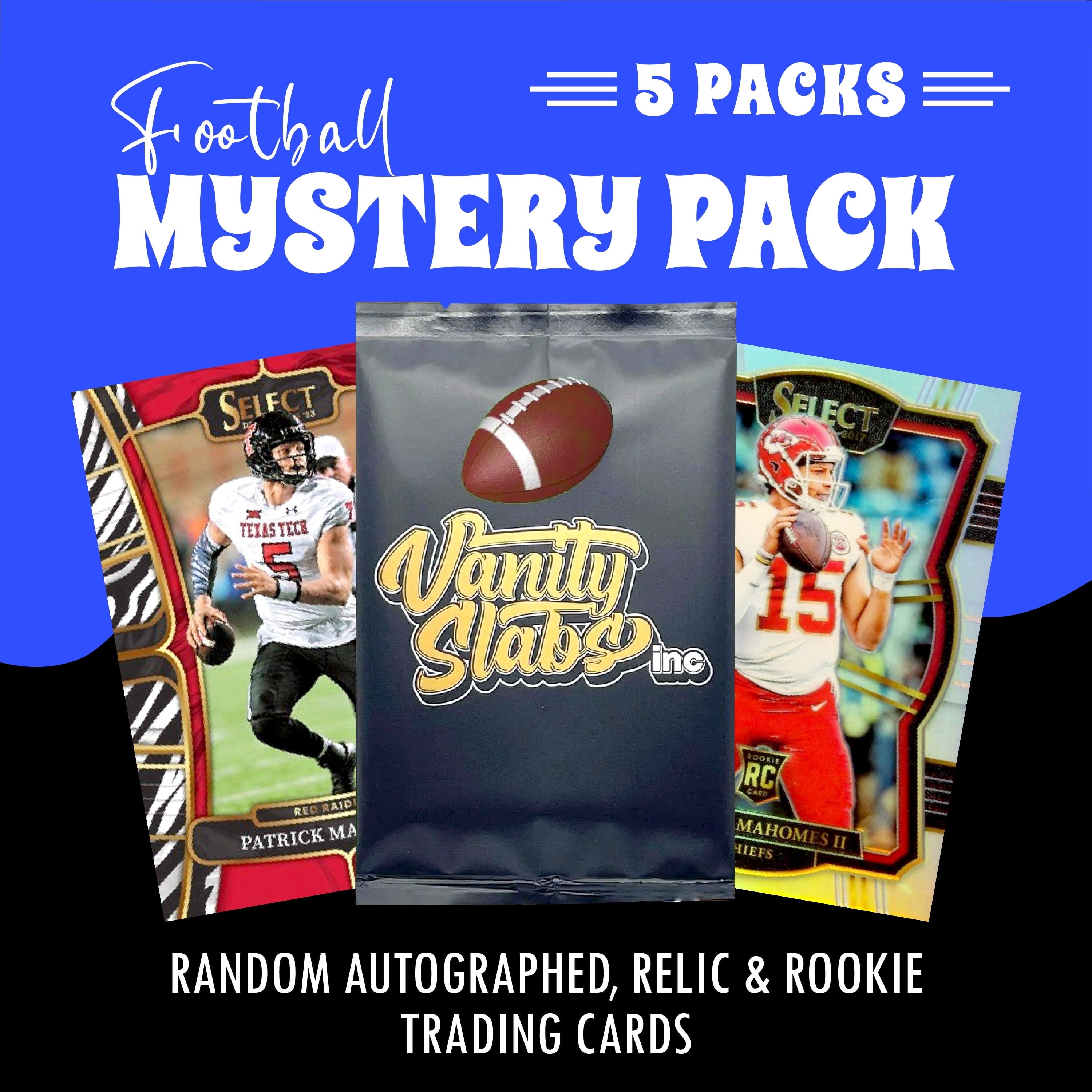 Vanity Slabs Football Mystery 5 Packs - Collectible Hobby Retail ...