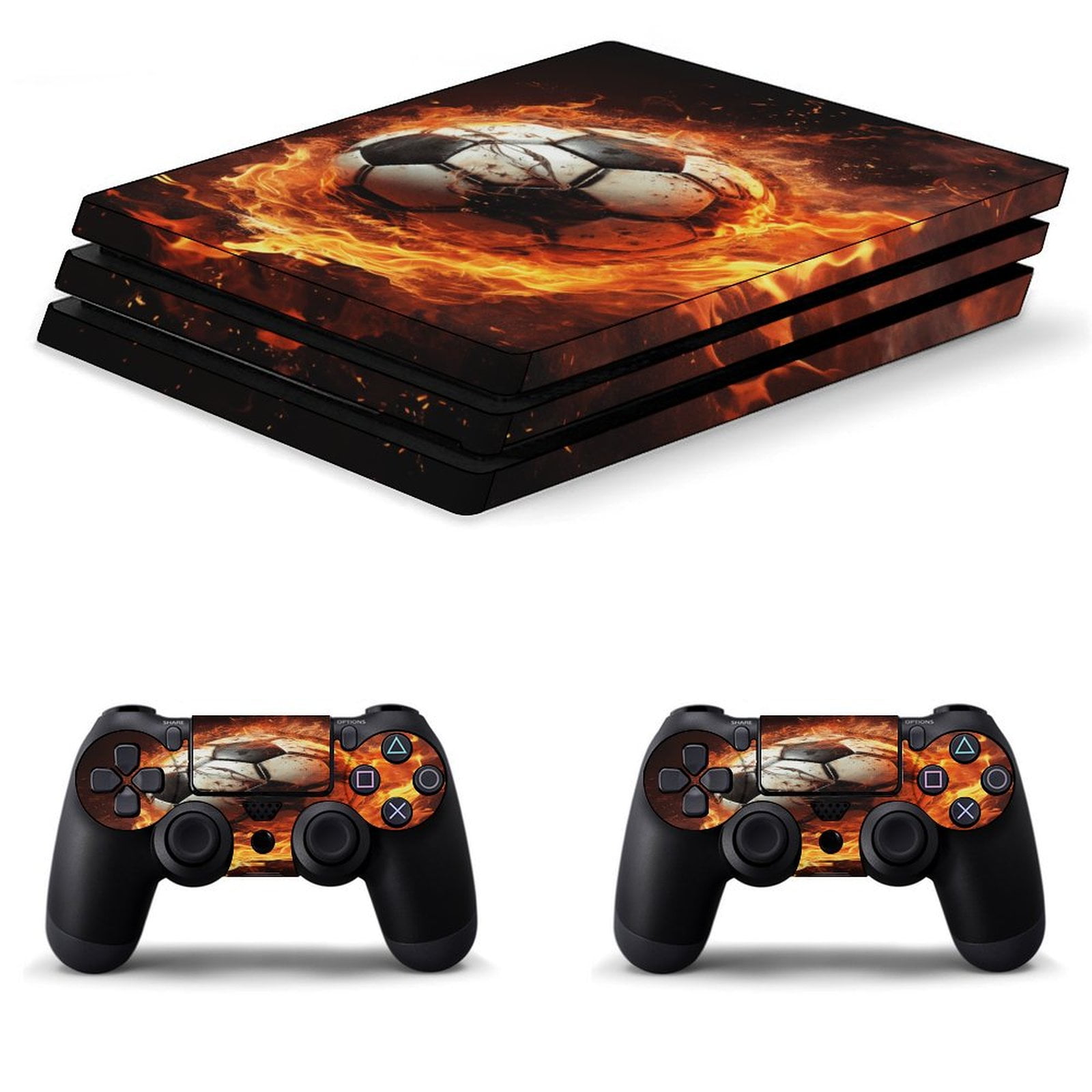 Football PS4/PS4 Pro/PS4 Slim Skin Sticker For Console And Controller ...