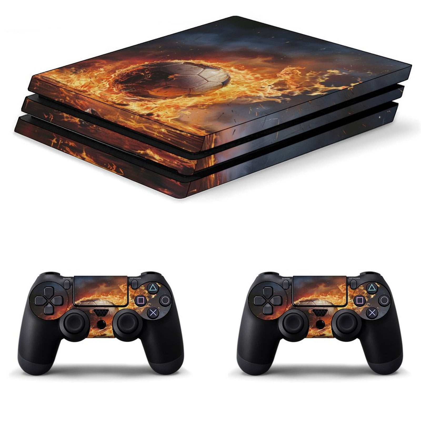 Football PS4/PS4 Pro/PS4 Slim Skin Sticker For Console And Controller ...
