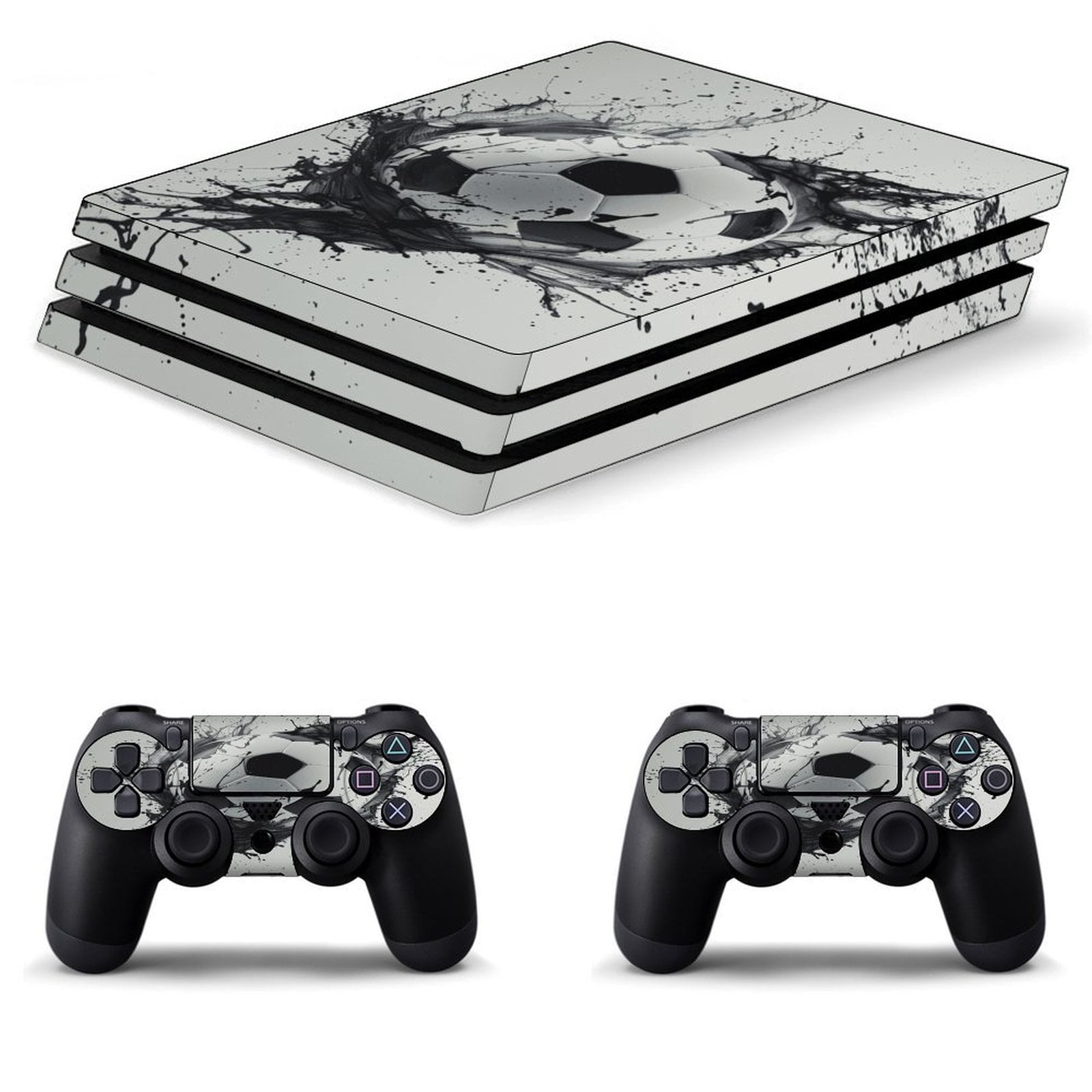 Football PS4/PS4 Pro/PS4 Slim Skin Sticker For Console And Controller ...