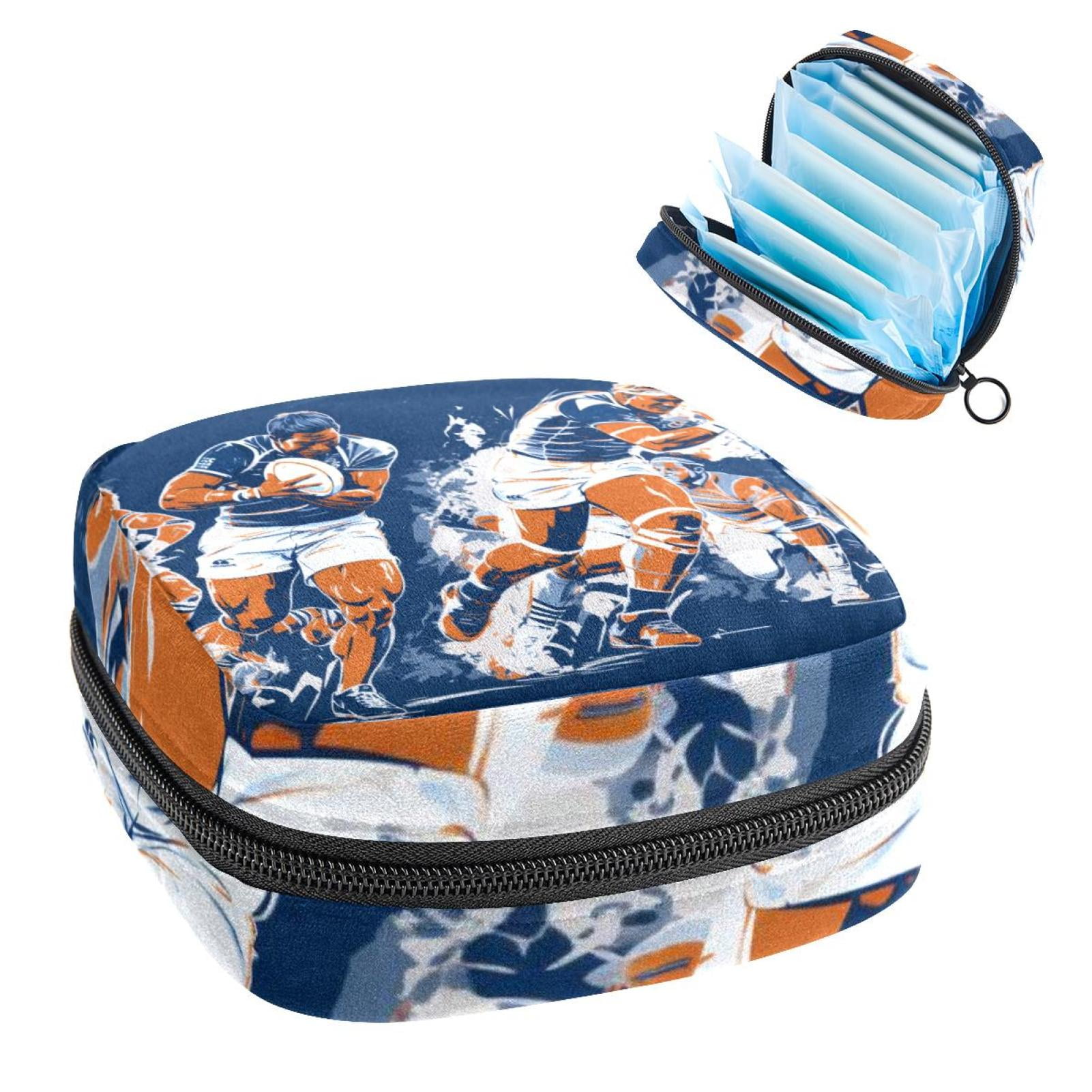Football Pad Bag Period Bag Small Travel Pouch - Ideal Sanitary Napkin ...