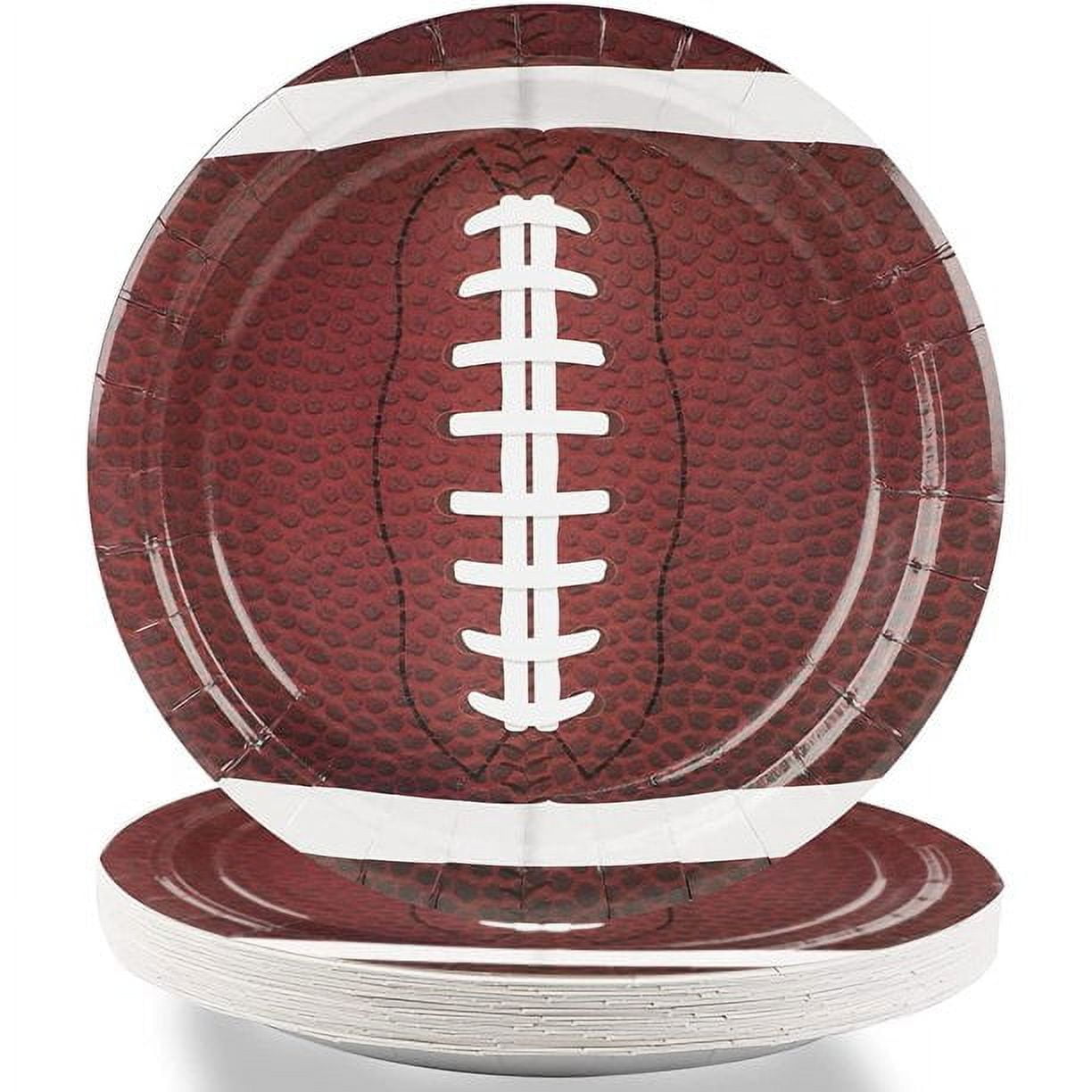 Football Paper Plates Football Dessert Plates Birthday Party Supplies ...