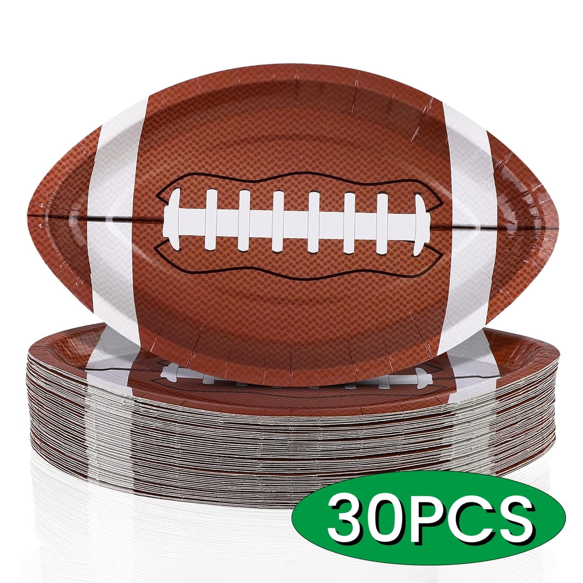 Football Paper Plates Football Party Supplies Disposable Dessert Plates ...