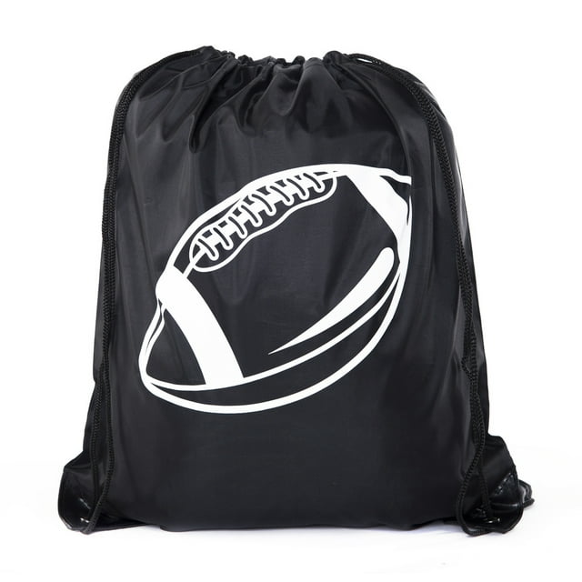 Football Party Bags | Football Drawstring Cinch Backpacks for Team ...