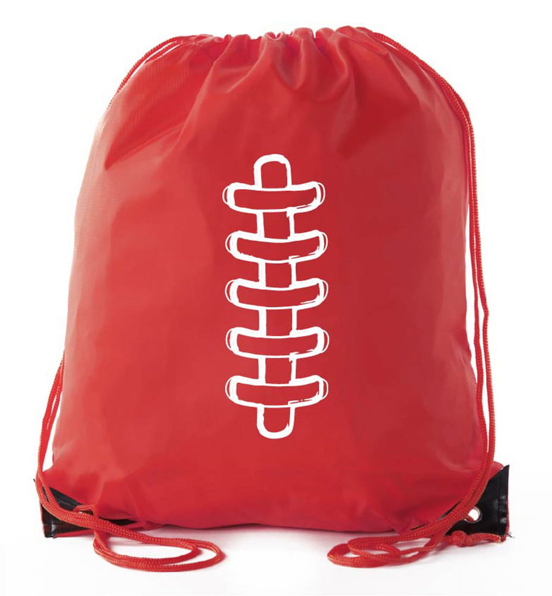 Football Party Bags | Football Drawstring Cinch Backpacks for Team ...