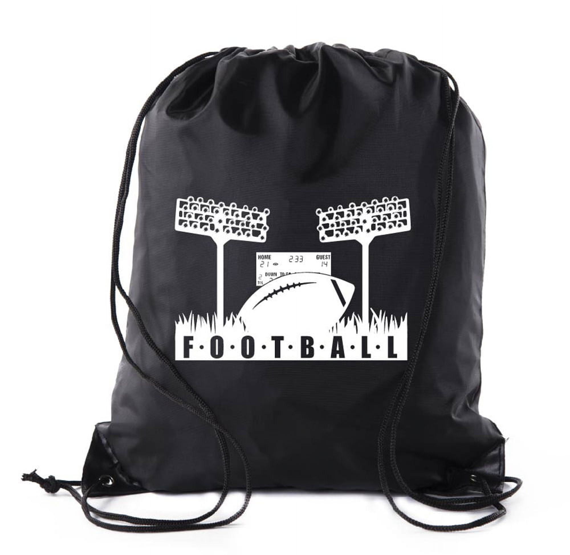 Football Party Bags | Football Drawstring Cinch Backpacks for Team ...