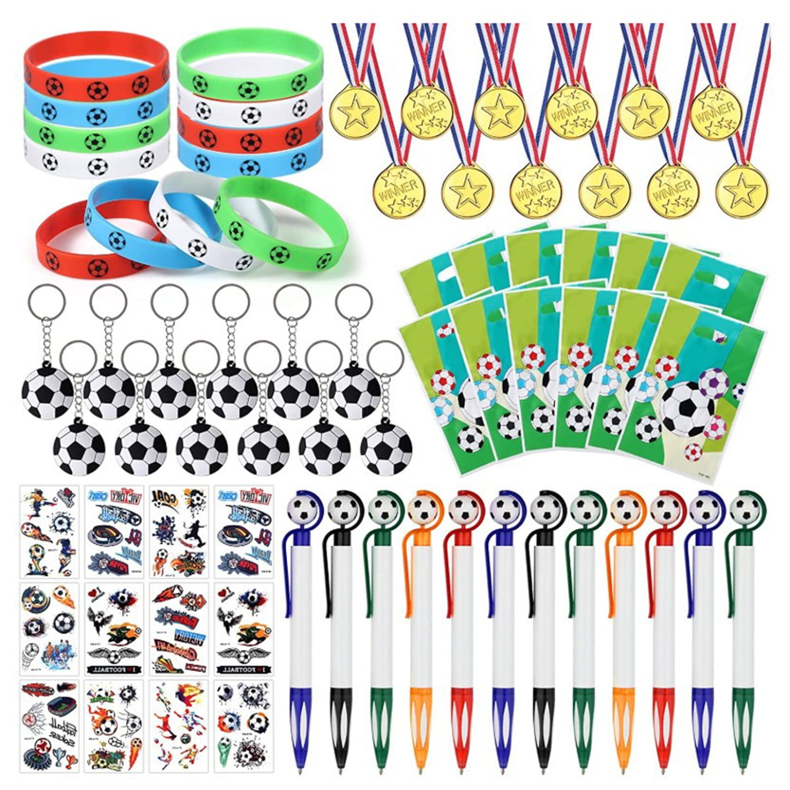 Football Party Bags Soccer Celebration Pack for Kids Adult Invites ...