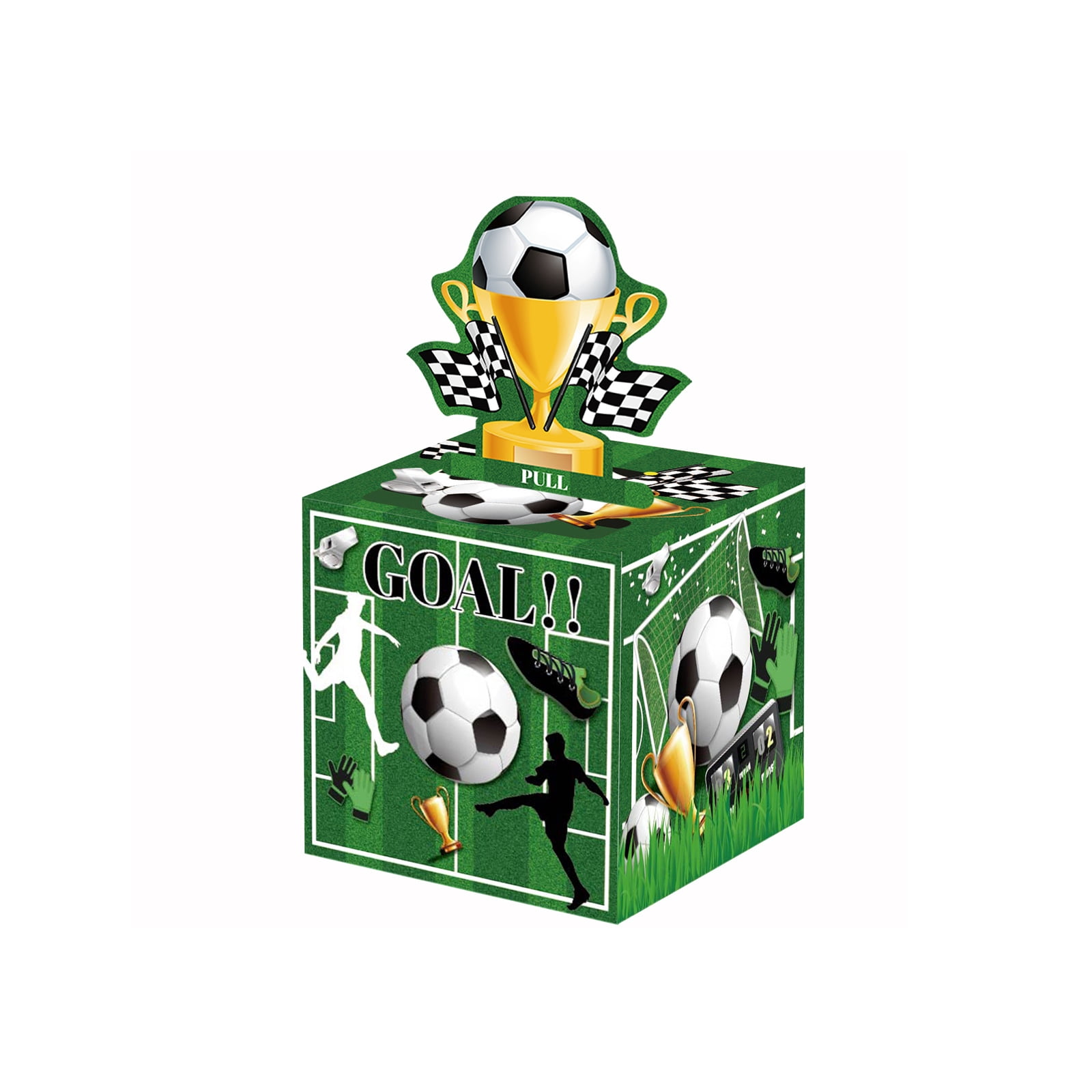 Football Party Decoration Set with Cash Box, Soccer Themed Atmosphere ...