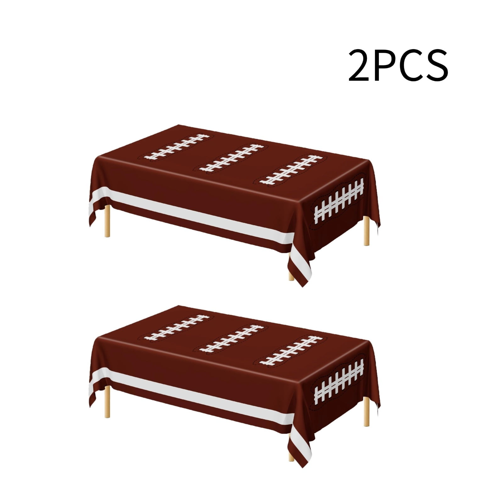 Football Party Decorations 2 Pack Football Disposable Tablecloth ...