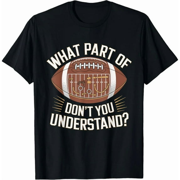 Football Play Diagram Humor for Sports Fans Game Day Graphic Unisex T ...