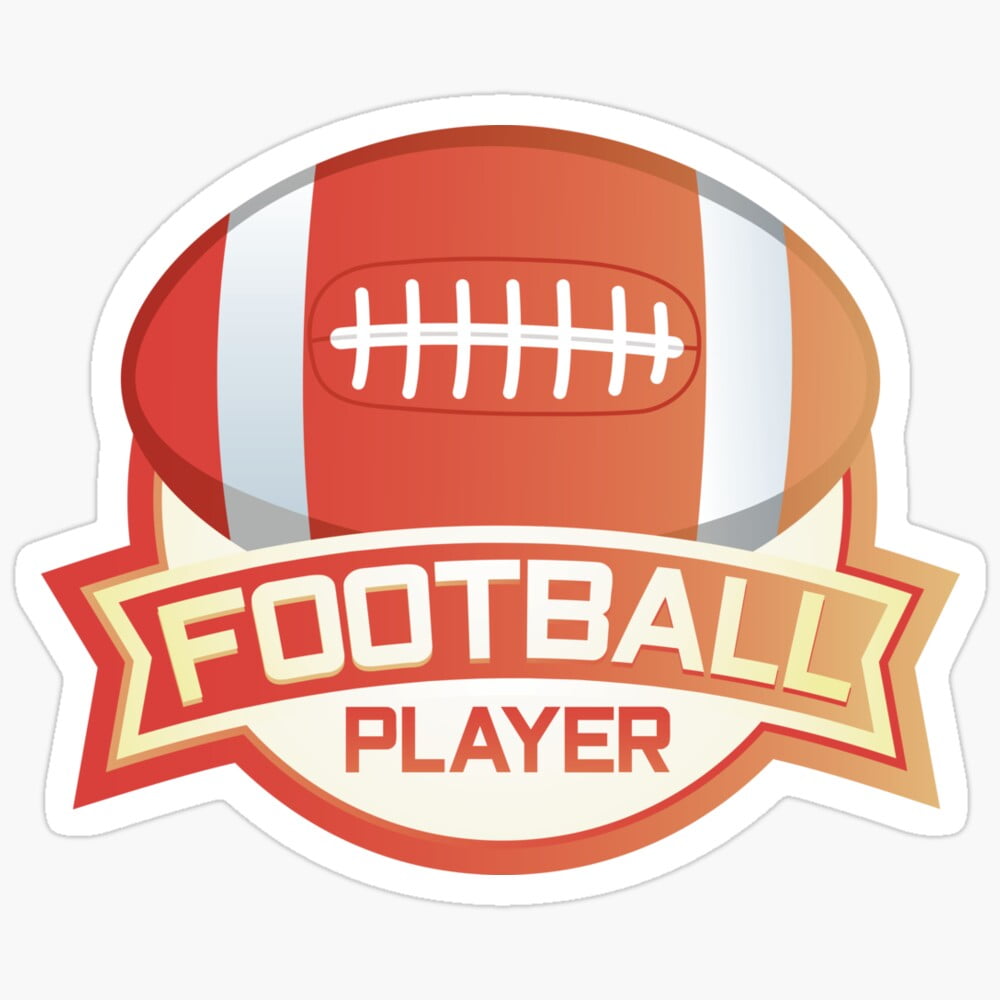Football Player American Football Rugby Sticker Baseball Sticker ...