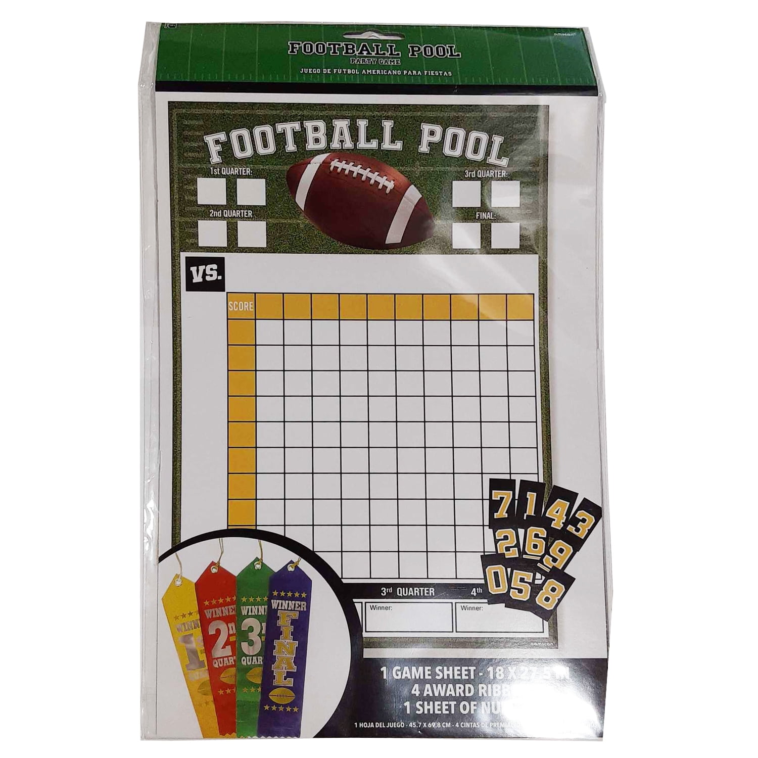 Football Pool Game with Ribbons - Walmart.com