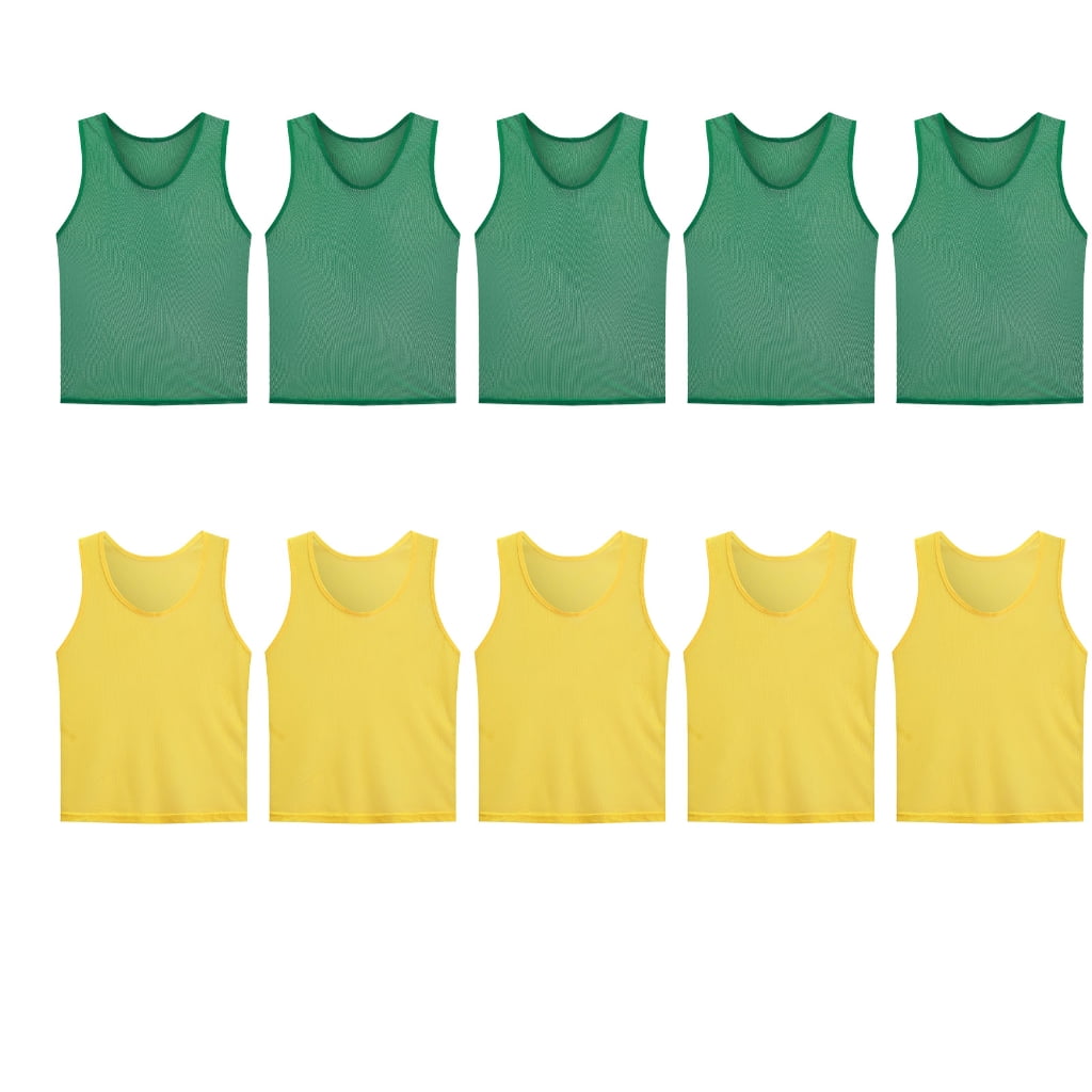 Football Practice Vests Moisture Wicking Meshes for Team Sports Adults ...