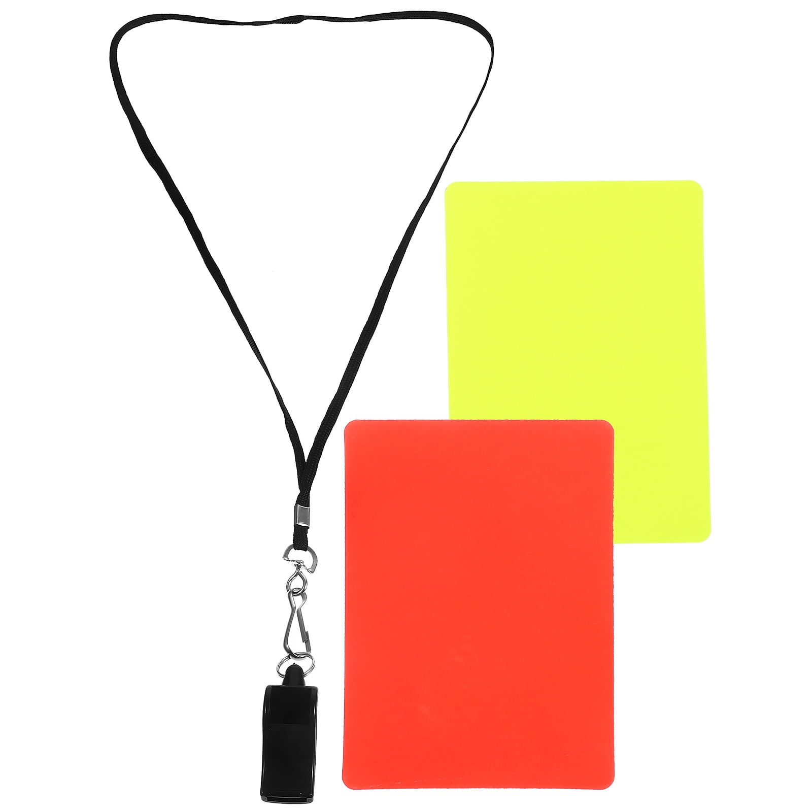 Football Referee Tool Match Red and Yellow Card Whistle Set Wallet ...