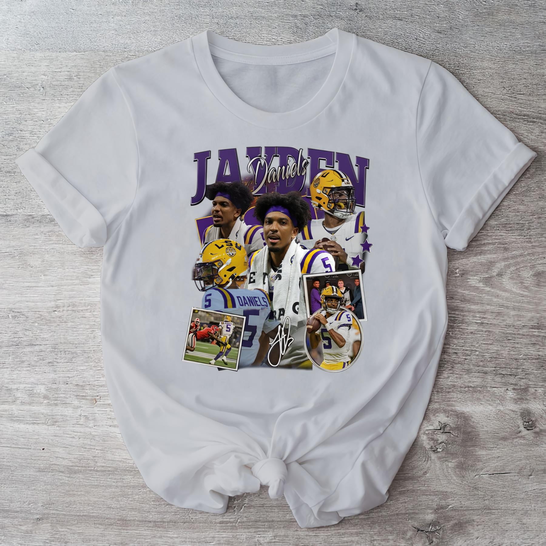 Football Rising Star Tribute Shirt, Retro Quarterback Inspired Graphic ...