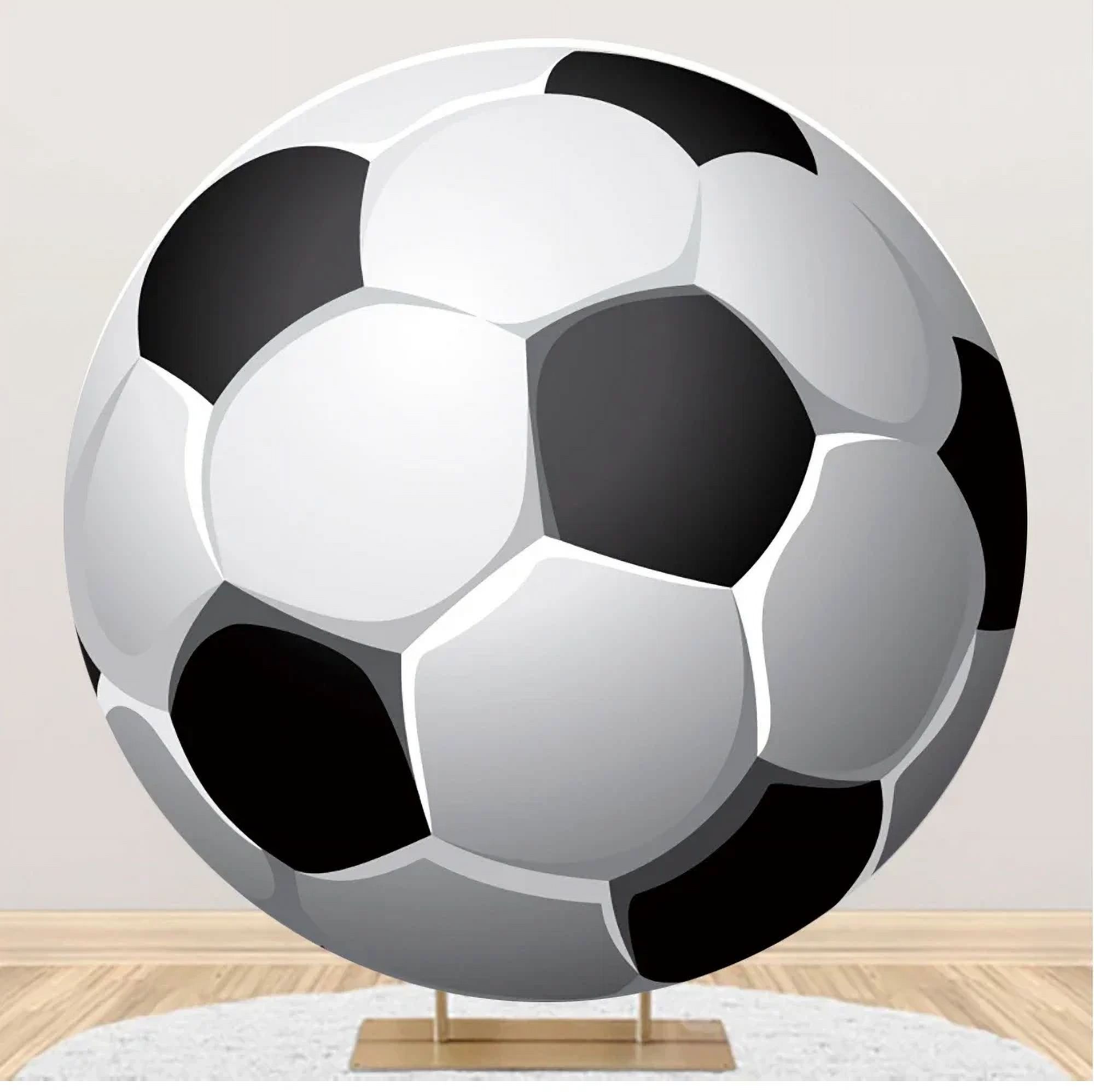 Football Round Backdrop Cover for Boy Birthday Party Soccer Sports ...