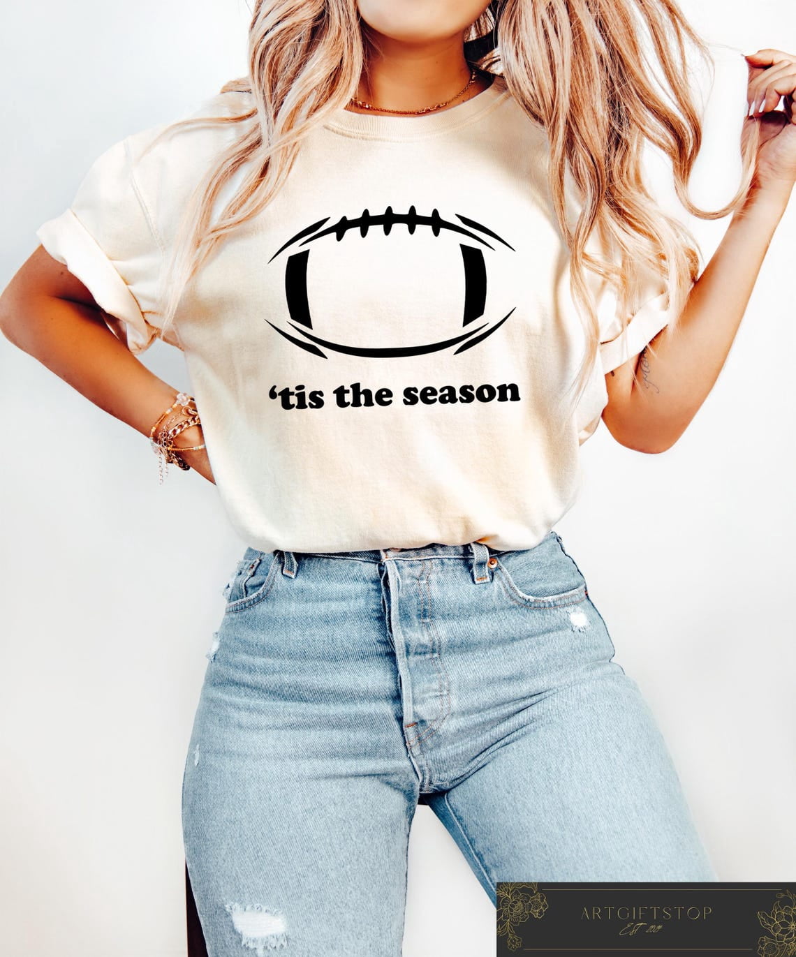 Football Season Shirt, Tis The Season Football T-shirt, Football Fan ...