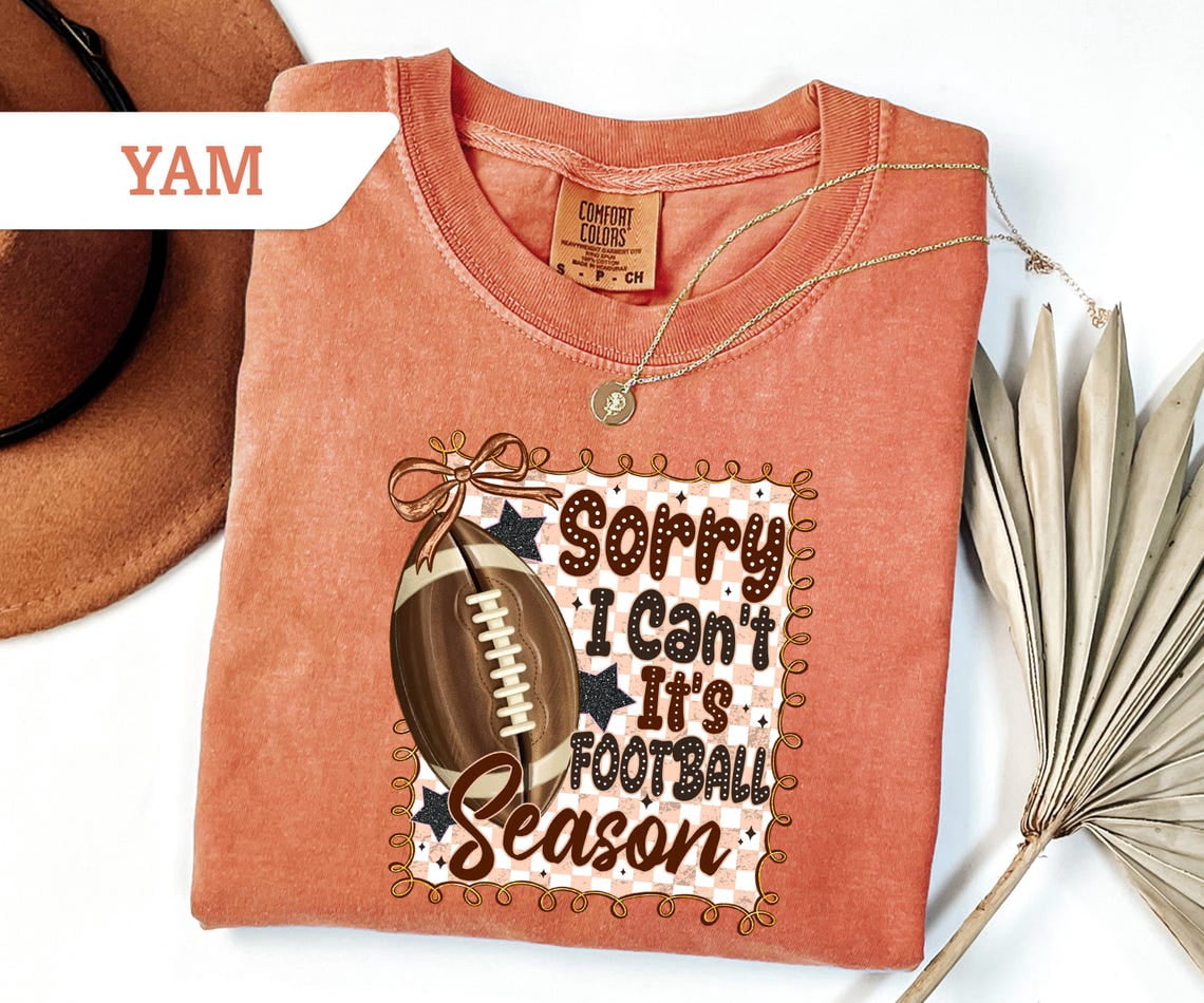 Football Season Sorry Cant Quote T-Shirt - Walmart.com