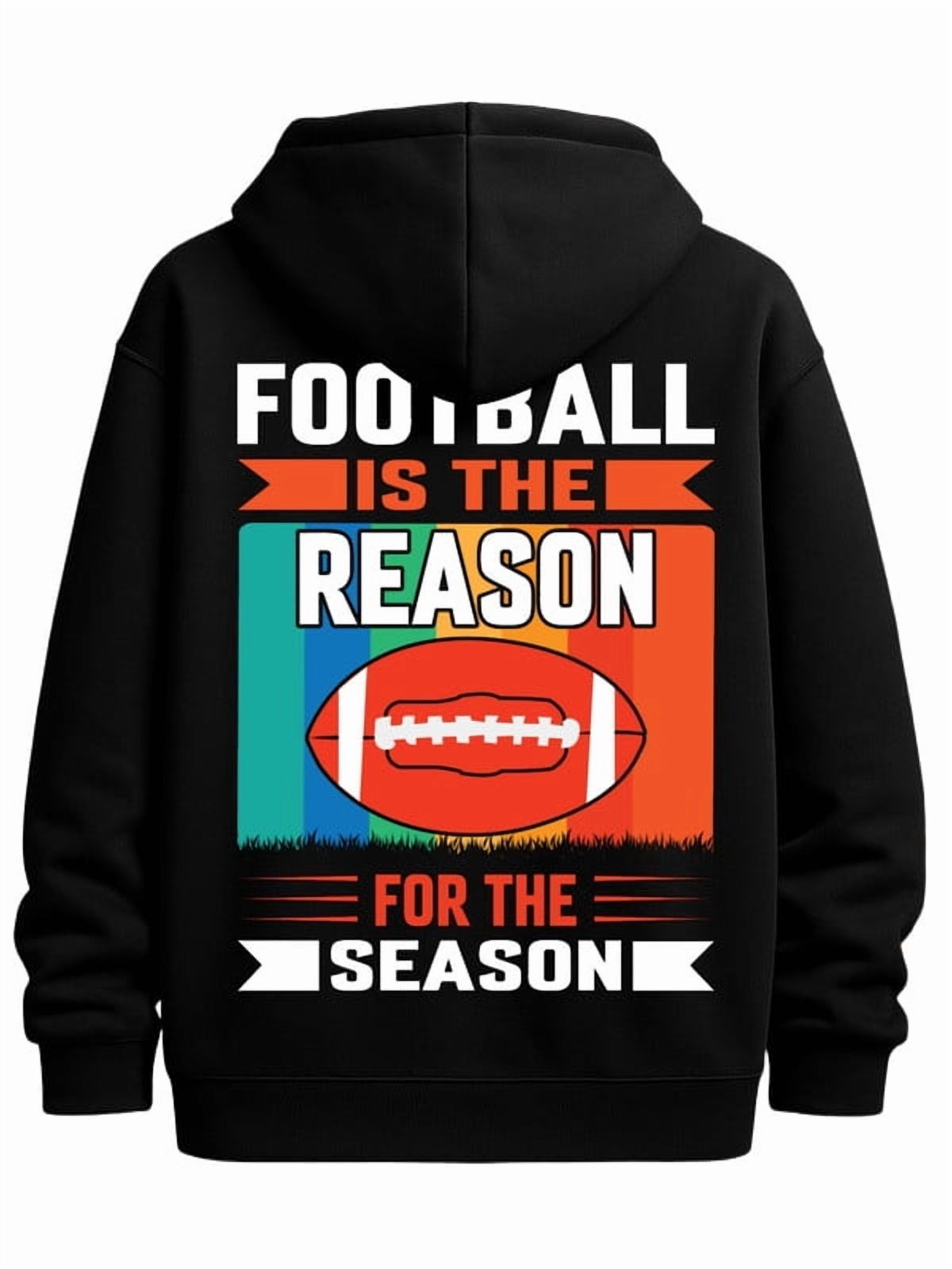Football Season hoodies & sweatshirt for men hoodies black Everyday ...