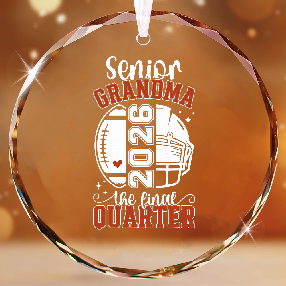 Football Senior Grandma 2026 Football Senior Grandmother Ornament Home ...