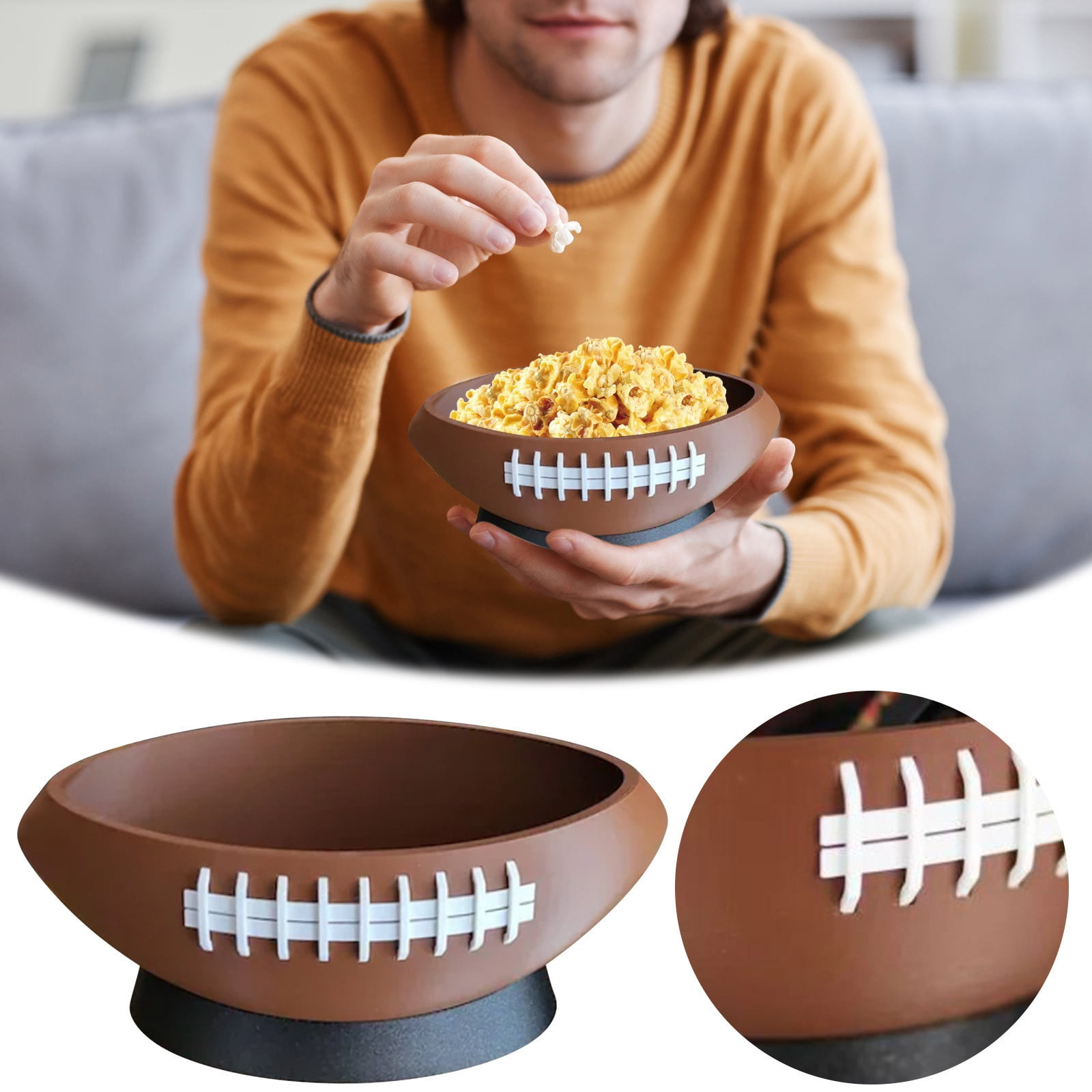 Football Serving Trays | 1 Pcs Plastic Football Snack Trays | Game Day ...