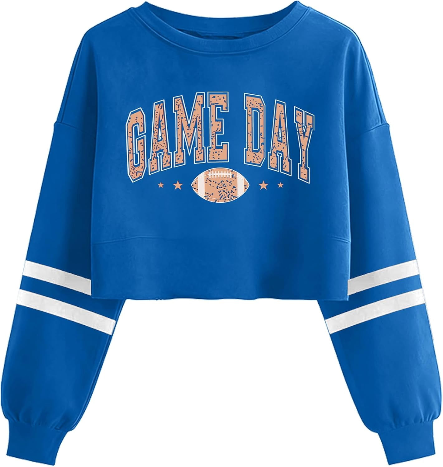Football Shirts for Women: Game Day Long Sleeve T Shirts Team Fans ...