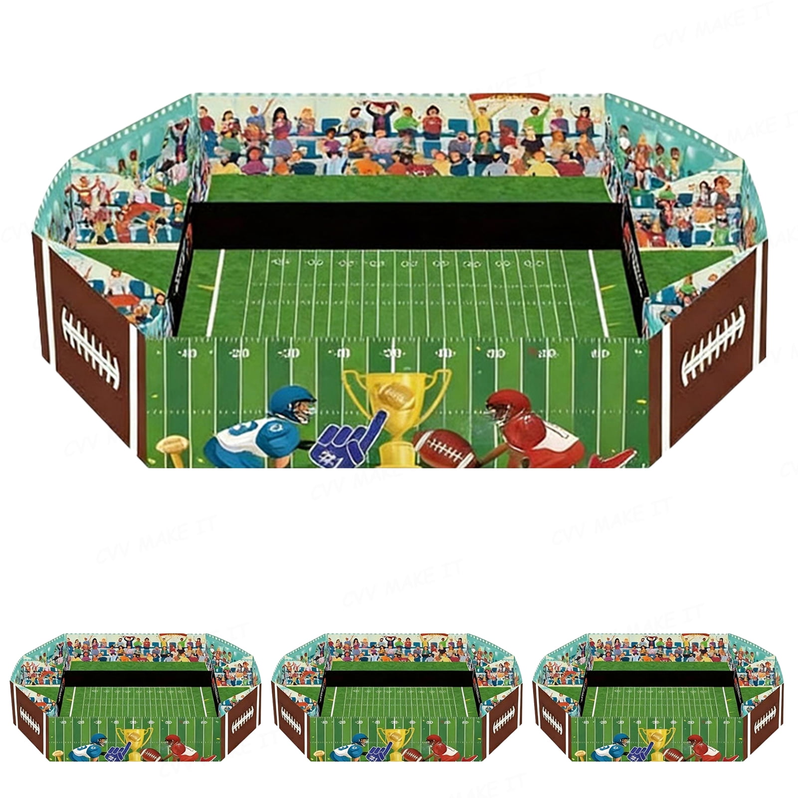 Football Snack Stadium Tray Display Football Party Supplies Kit ...
