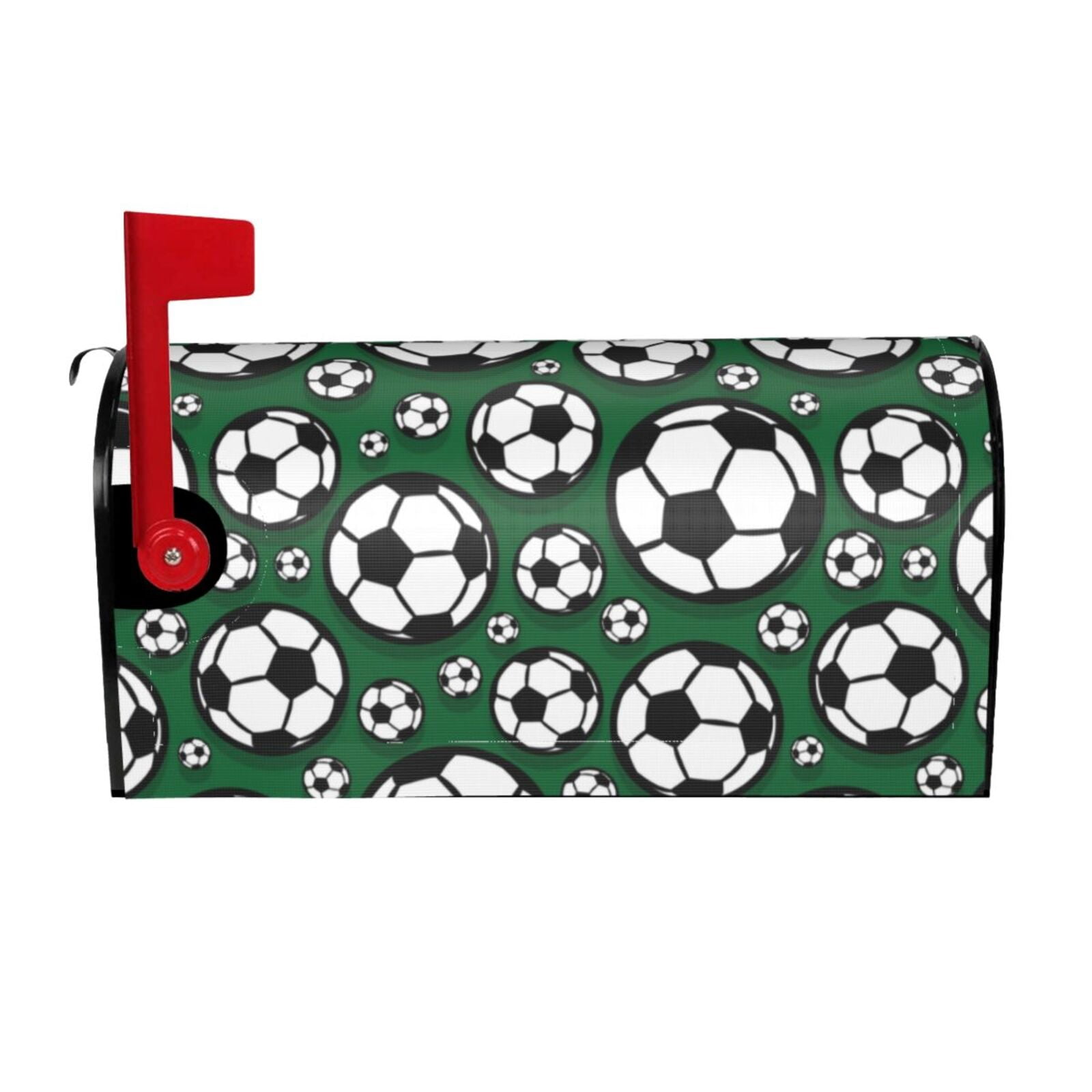 Football Soccer Ball Mailbox Decoration Protective Covers Magnetic ...