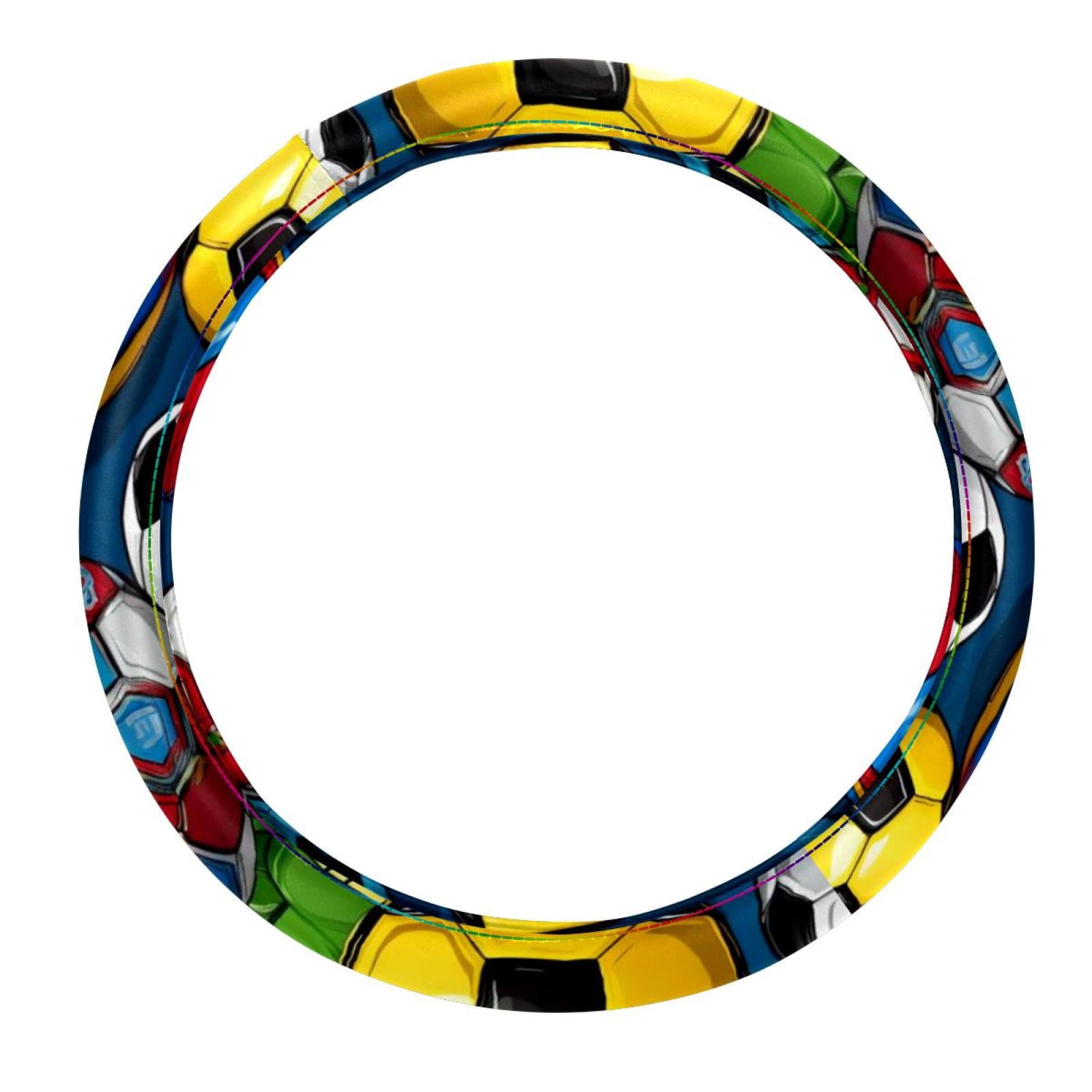 Football Soccer Car Steering Wheel Cover, Anti-Slip, Safety, Soft ...