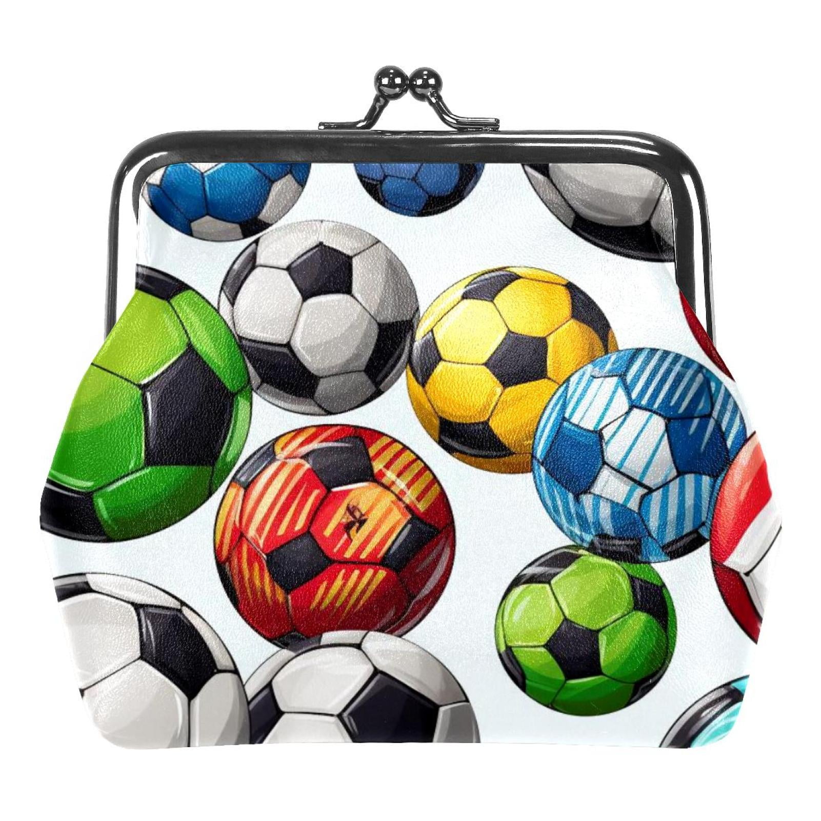 Football Soccer Coin Purse Kiss Lock Change Purse Vintage Trinkets ...