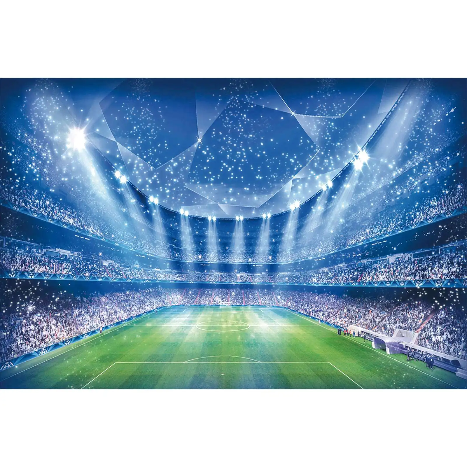 Football Soccer Field Background Boys Birthday Party Photo Studio ...