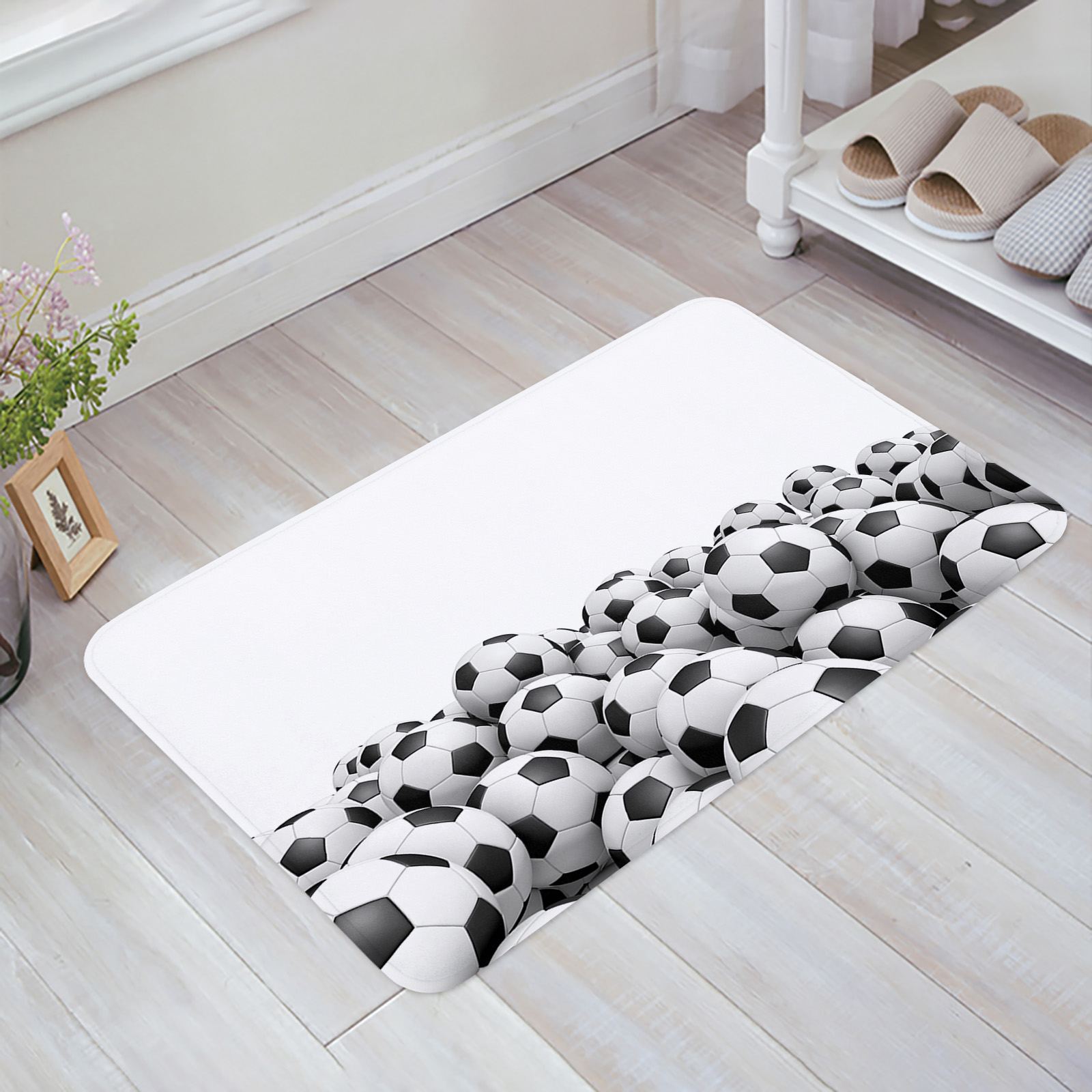 Football Soccer Game Sport Bathroom Mat Corridor Carpet Kitchen Mat ...