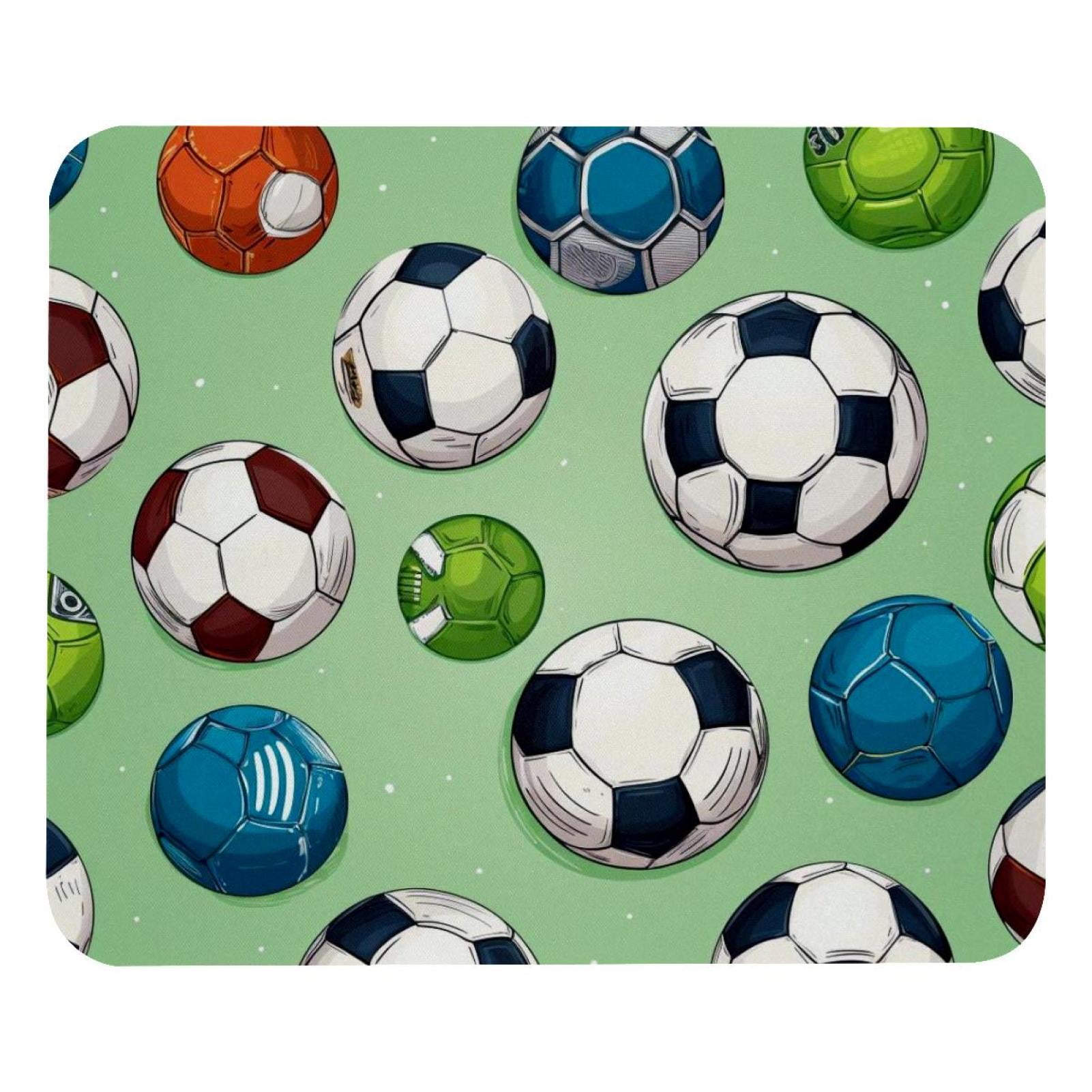 Football Soccer Mouse Pad, Personality Design Rubber Base for Office ...