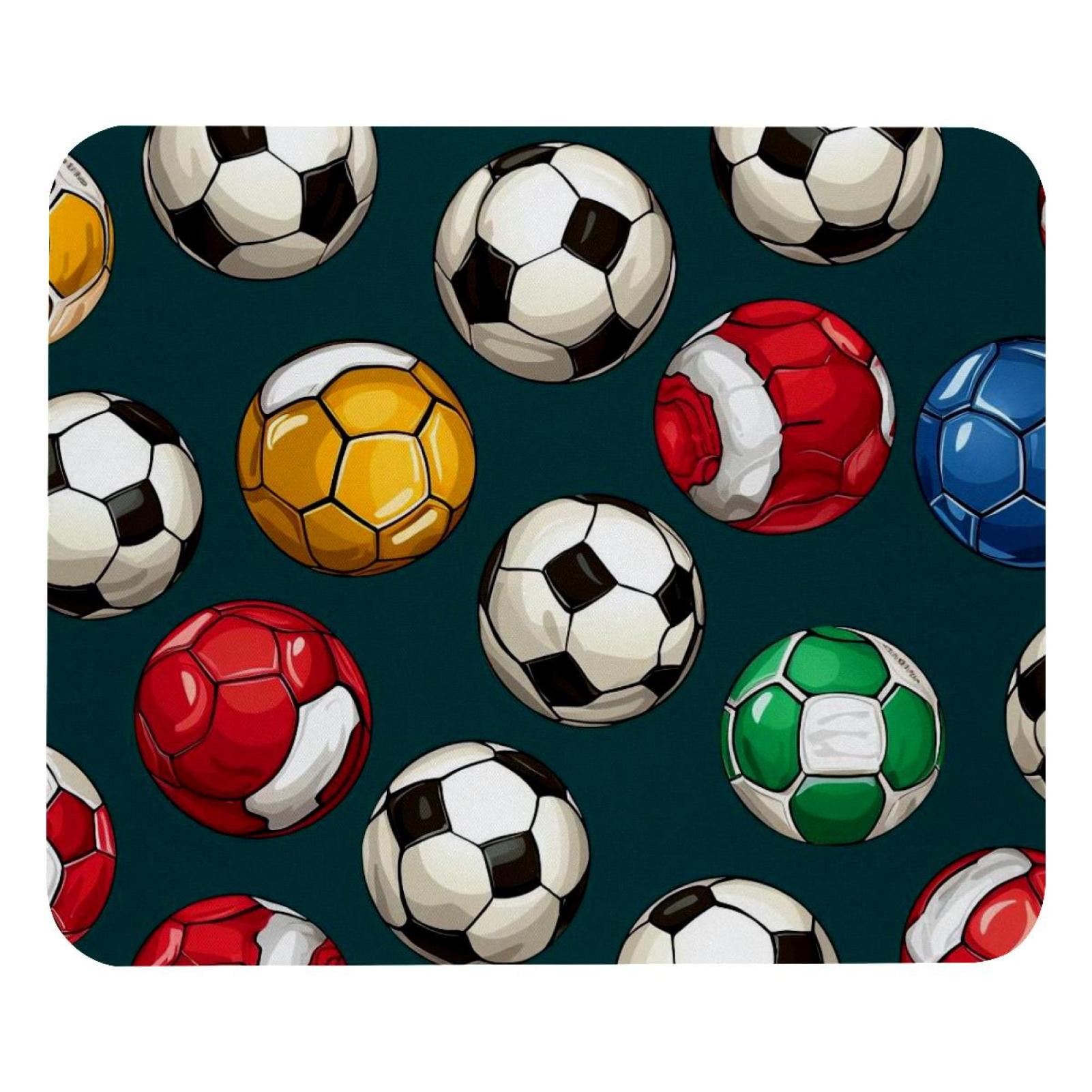 Football Soccer Mouse Pad, Personality Design Rubber Base for Office ...
