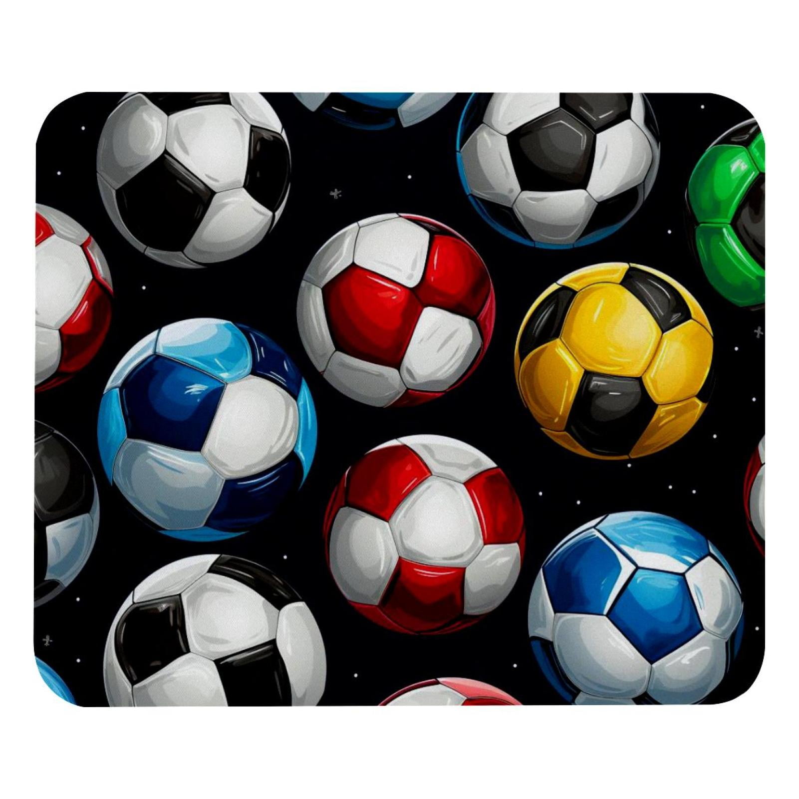 Football Soccer Mouse Pad, Personality Design Rubber Base for Office ...