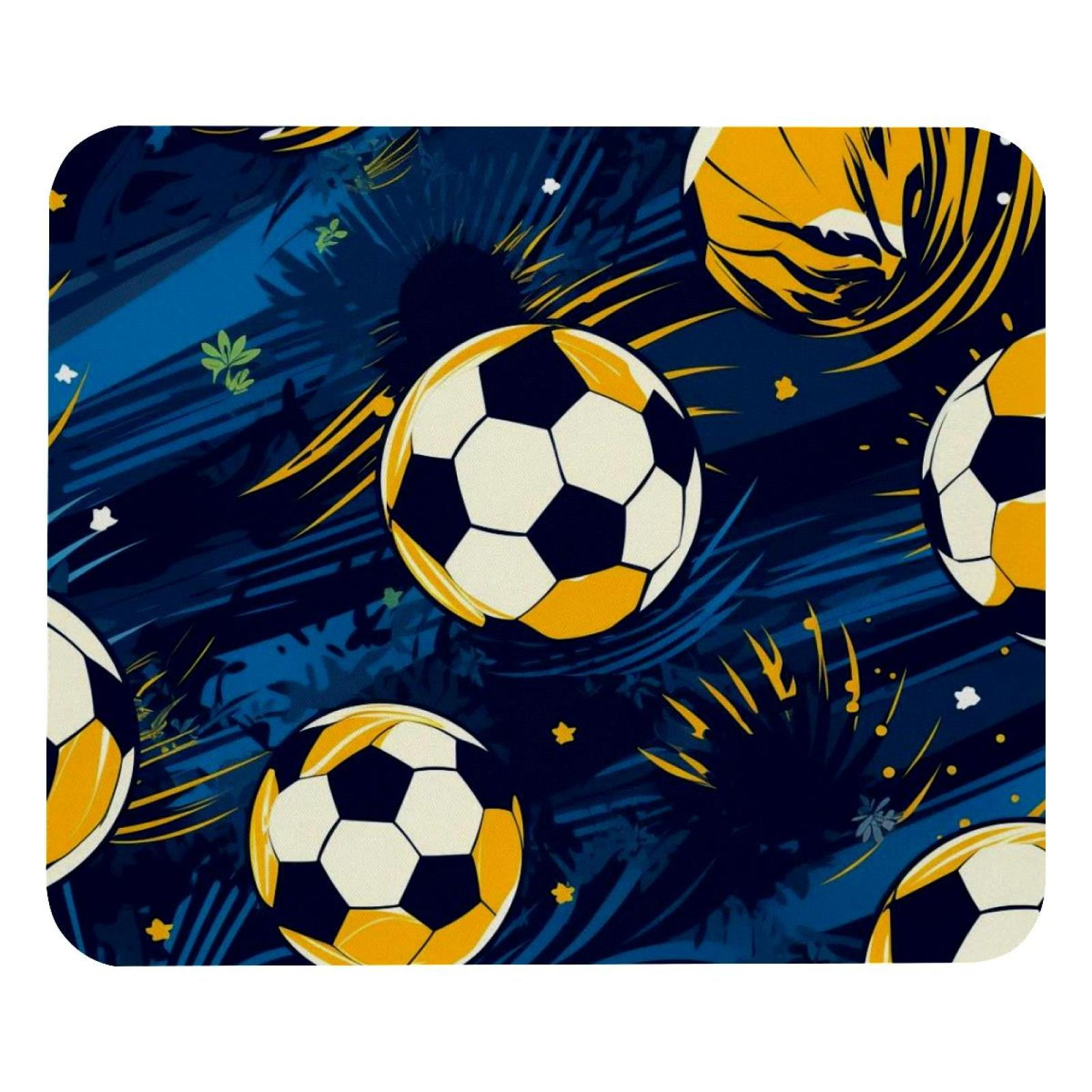 Football Soccer Mouse Pad, Personality Design Rubber Base for Office ...