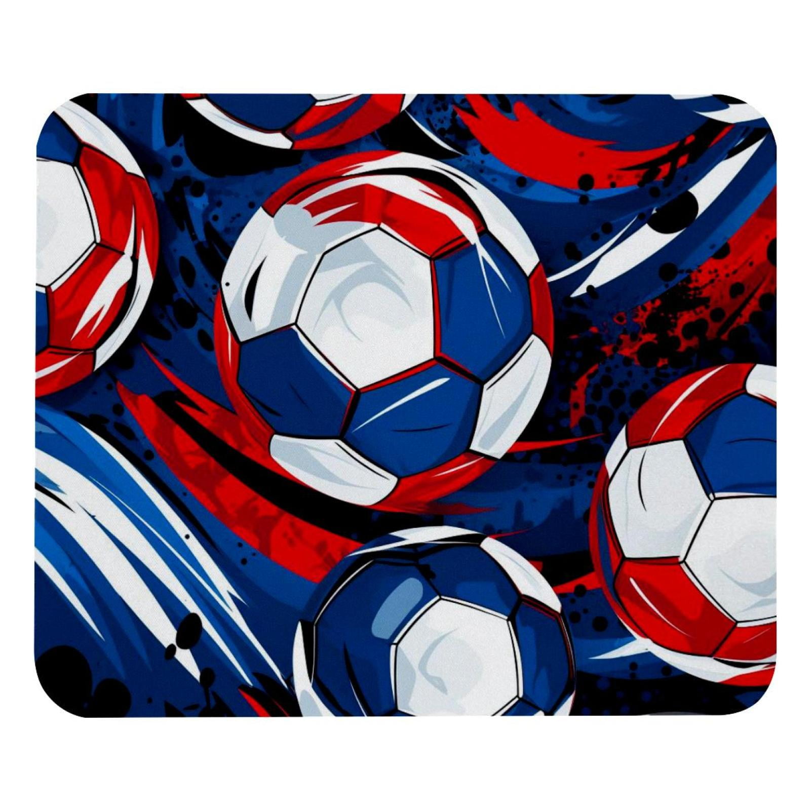 Football Soccer Mouse Pad, Personality Design Rubber Base for Office ...
