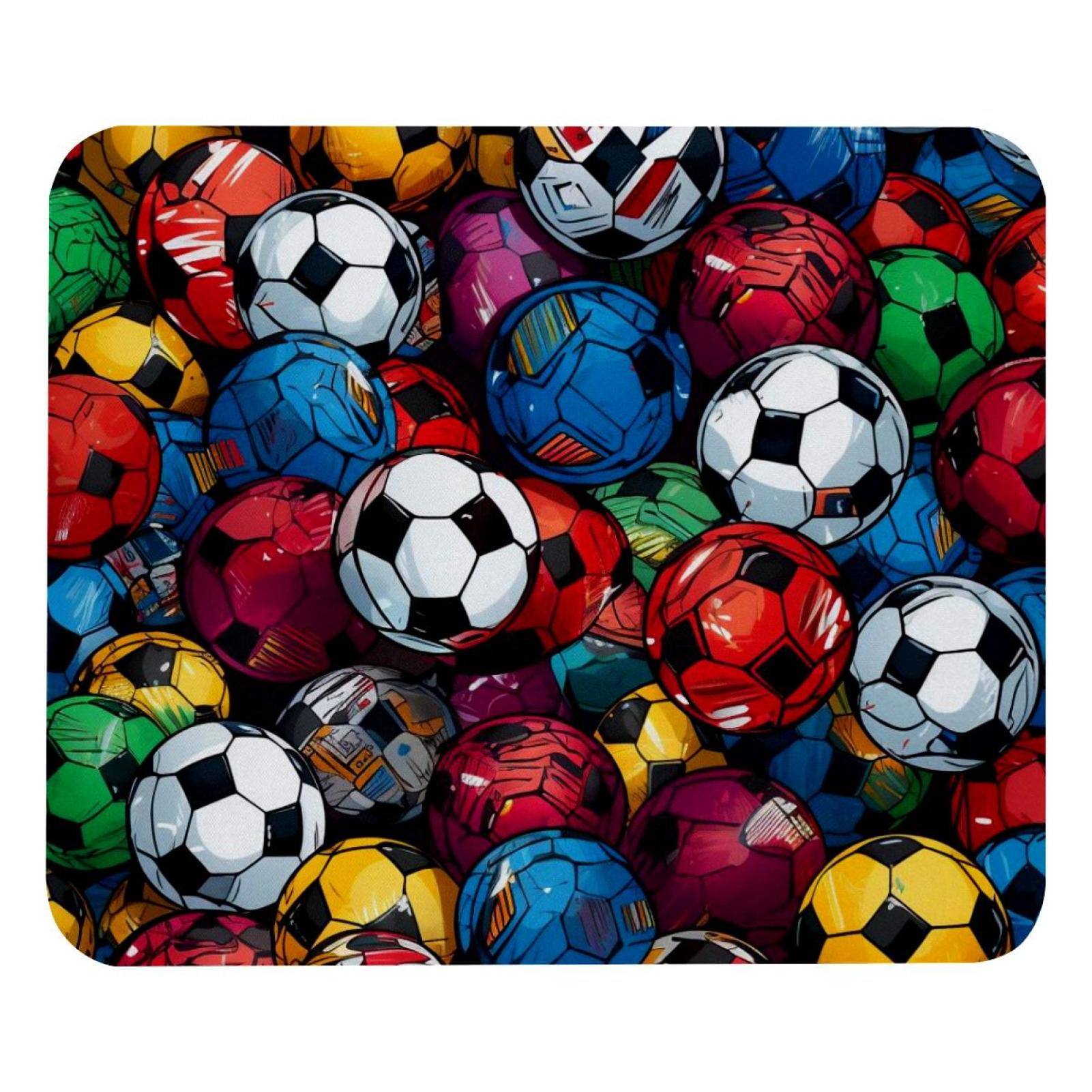 Football Soccer Mouse Pad, Personality Design Rubber Base for Office ...