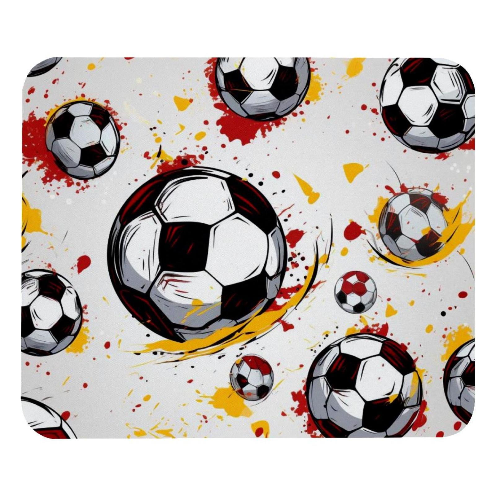Football Soccer Mouse Pad for Wireless Mouse Home Office Desk Laptop ...