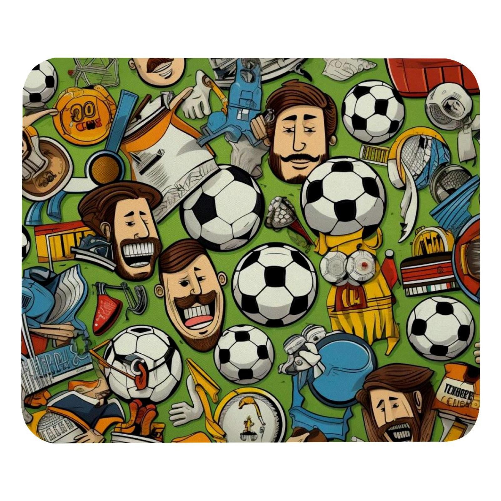 Football Soccer Mouse Pad for Wireless Mouse Home Office Desk Laptop ...